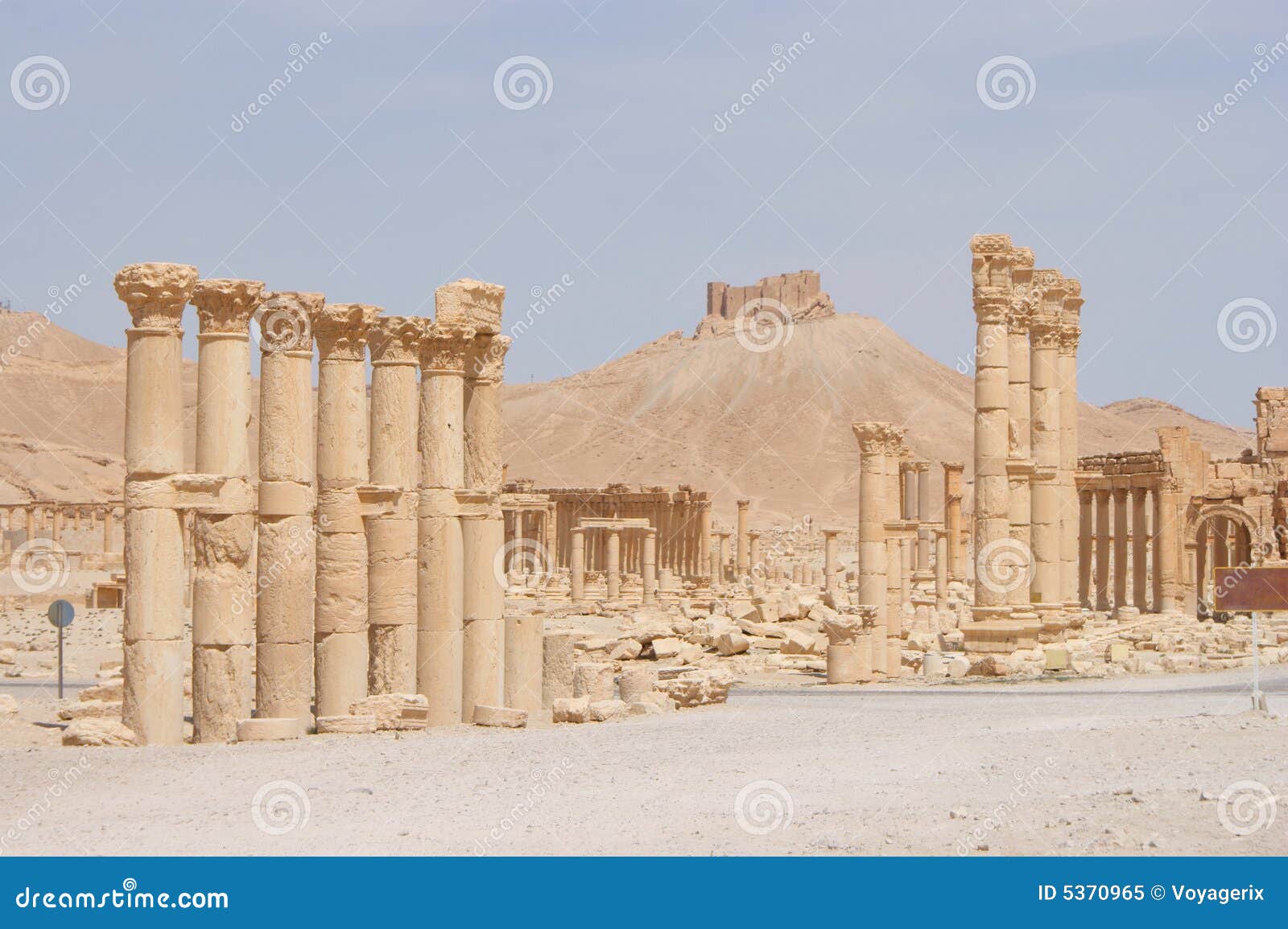 Ancient Palmyra, Syria stock image. Image of archeology - 5370965