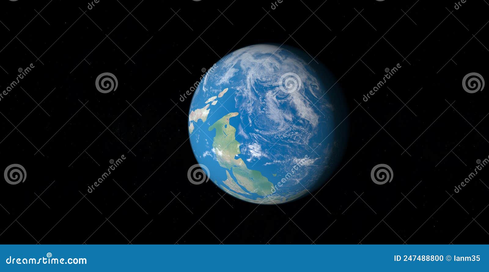 Ancient Pannotia Supercontinent in Earth Planet Stock Illustration ...