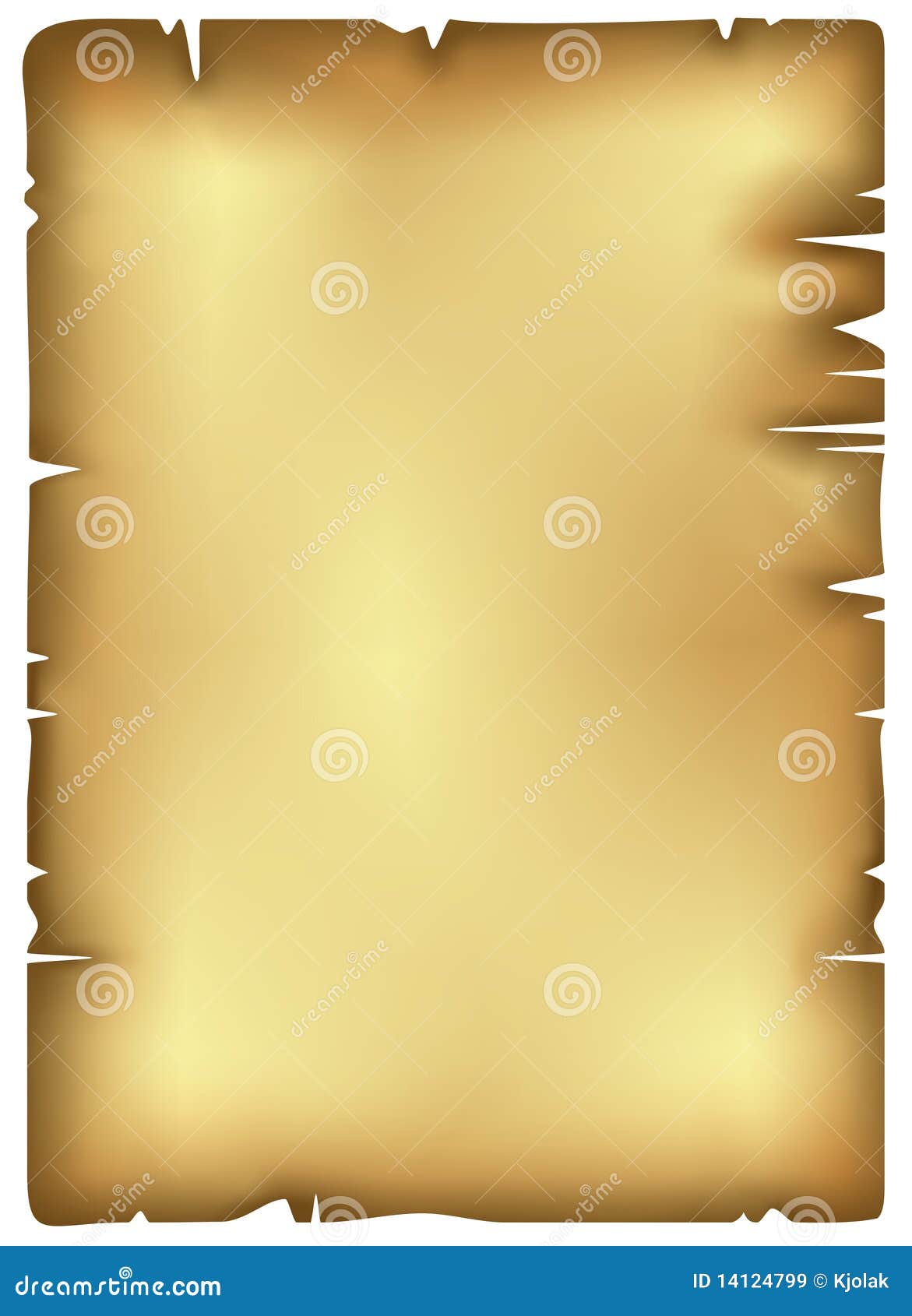 Ancient Paper Border For Pirate Map With Binocular And Compass Royalty ...