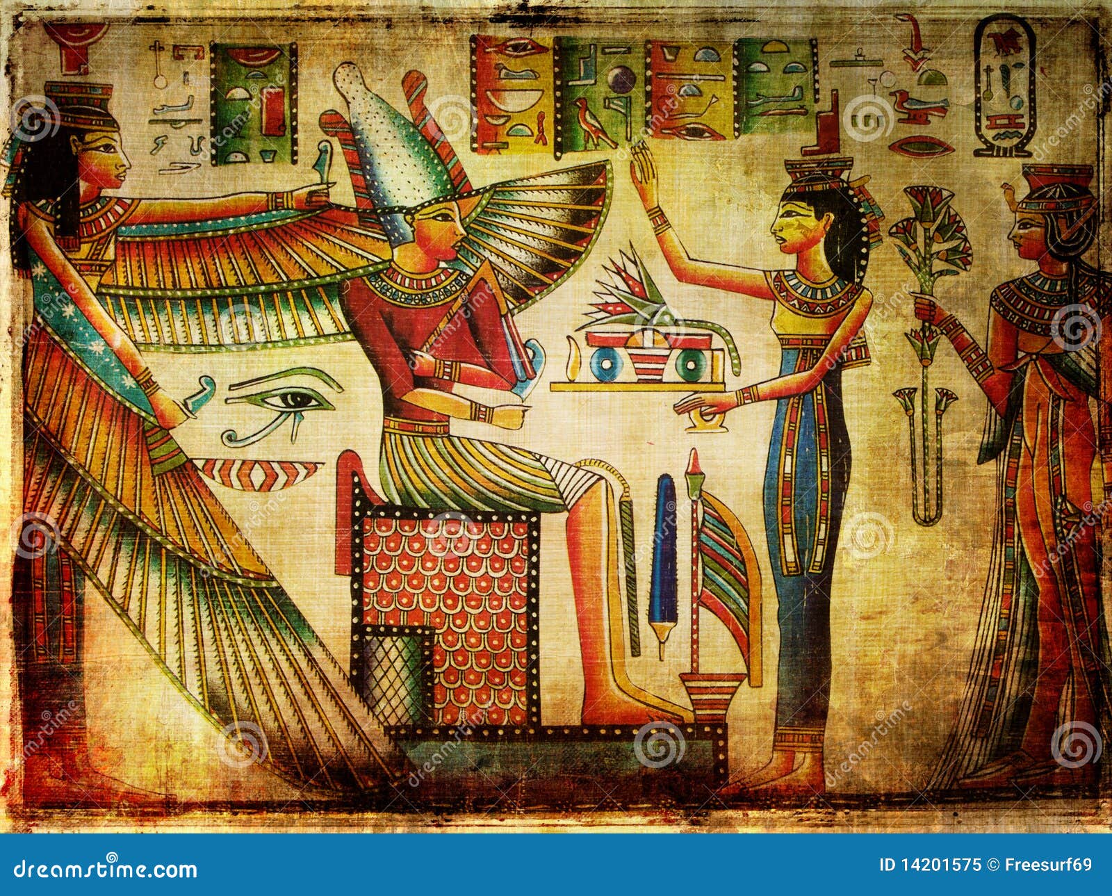 Ancient papyrus stock image. Image of history, aged, antique - 14201575