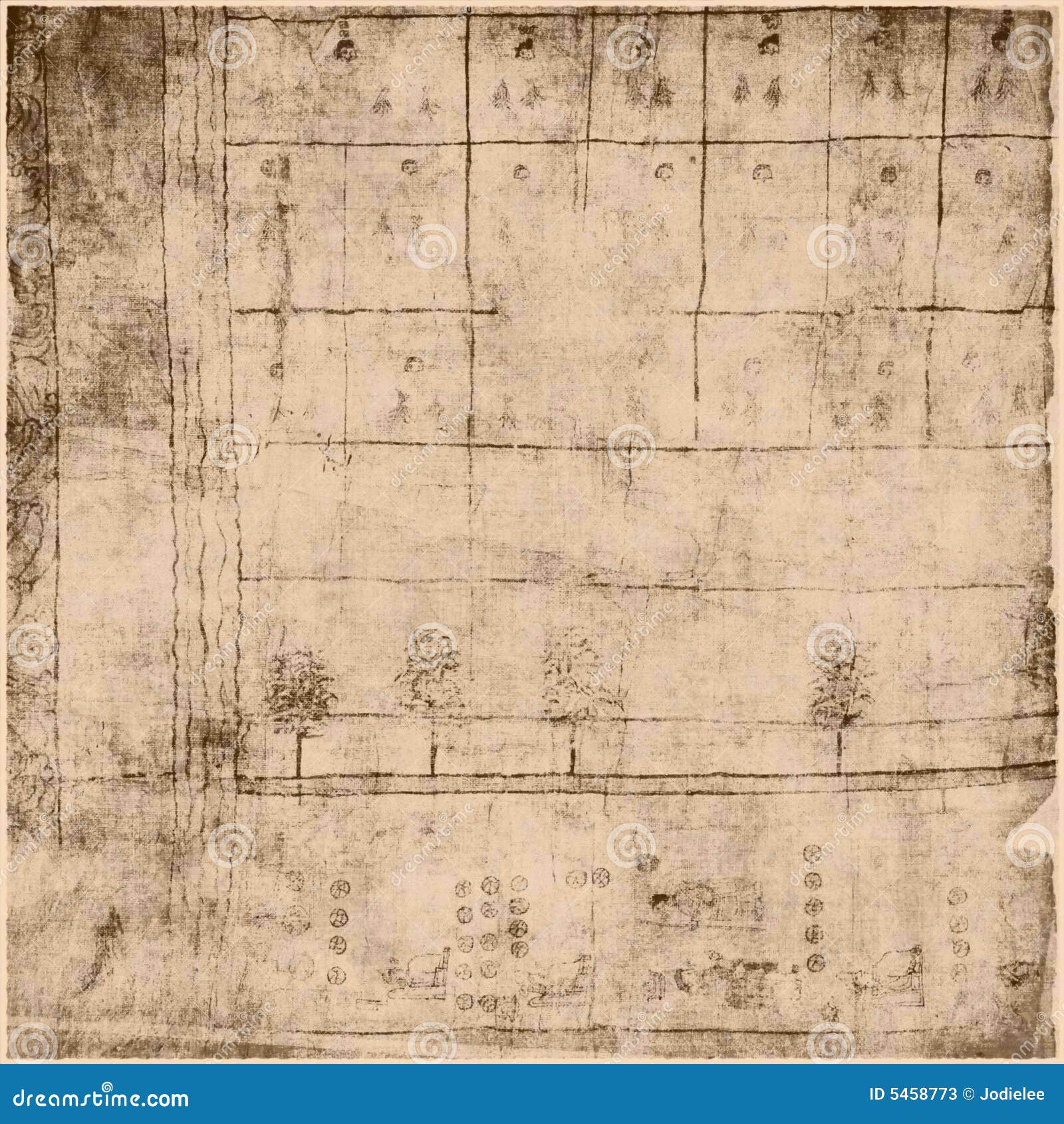 Ancient Parchment Text Paper Stock Illustration - Illustration of ...