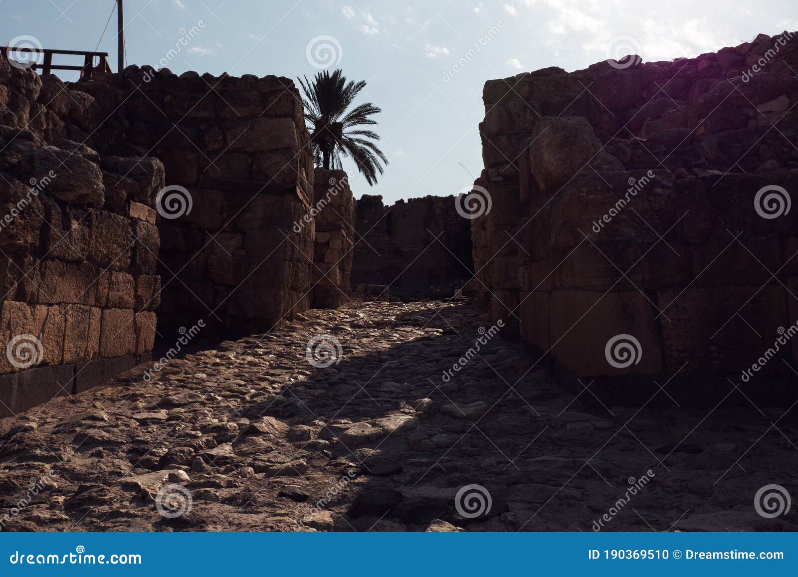 Ancient Path, Ancient City of Megiddo Israel Stock Photo - Image of ...