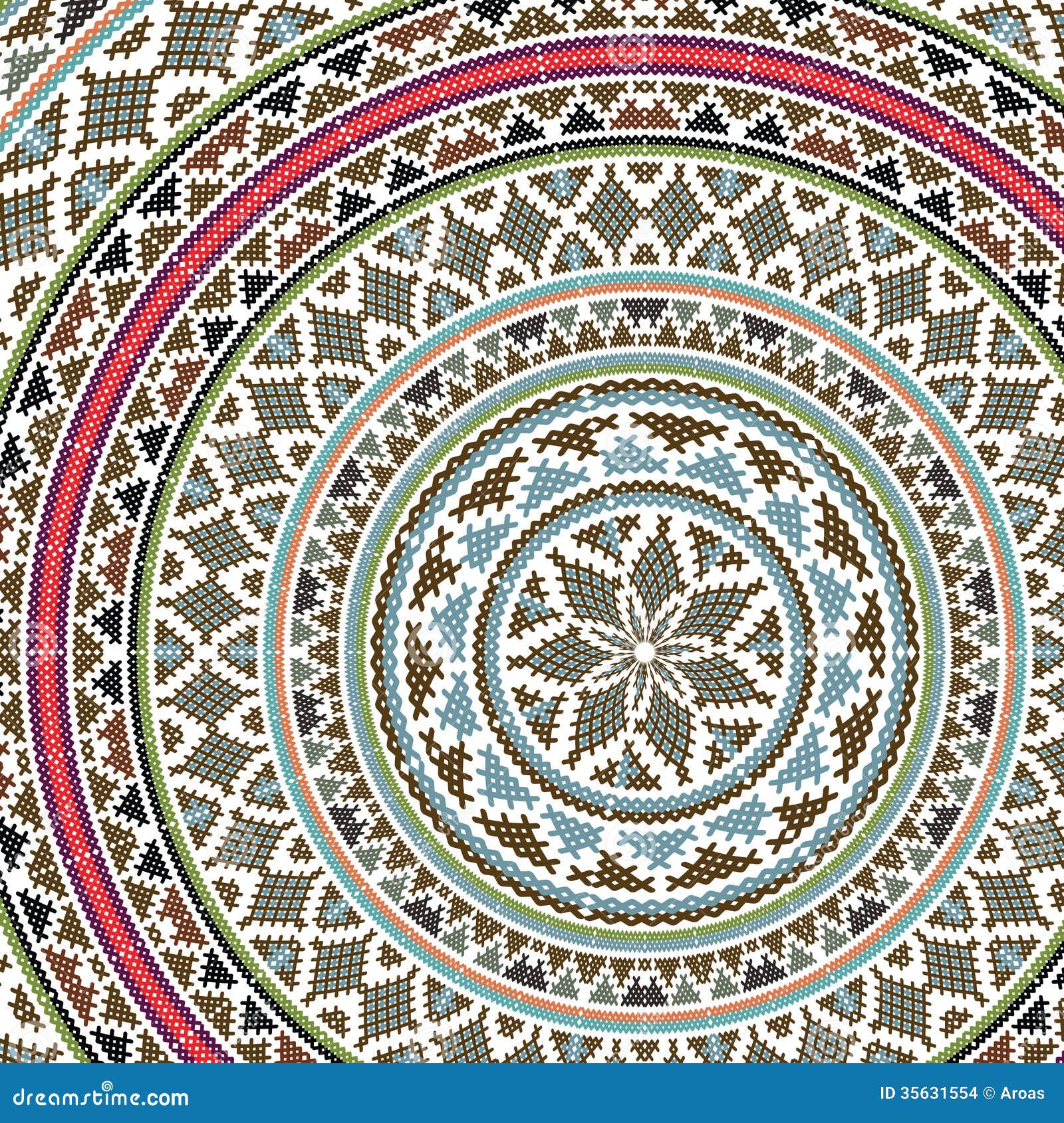 Ancient Pattern. Vector Illustration Stock Vector - Illustration of ...