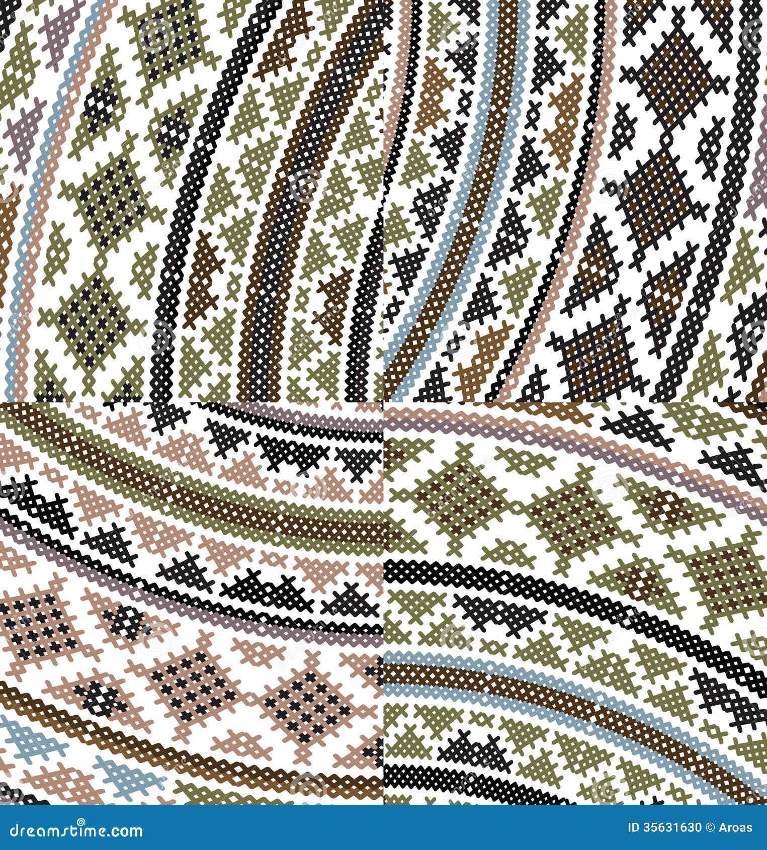 Ancient Pattern. Vector Illustration Stock Vector - Illustration of ...