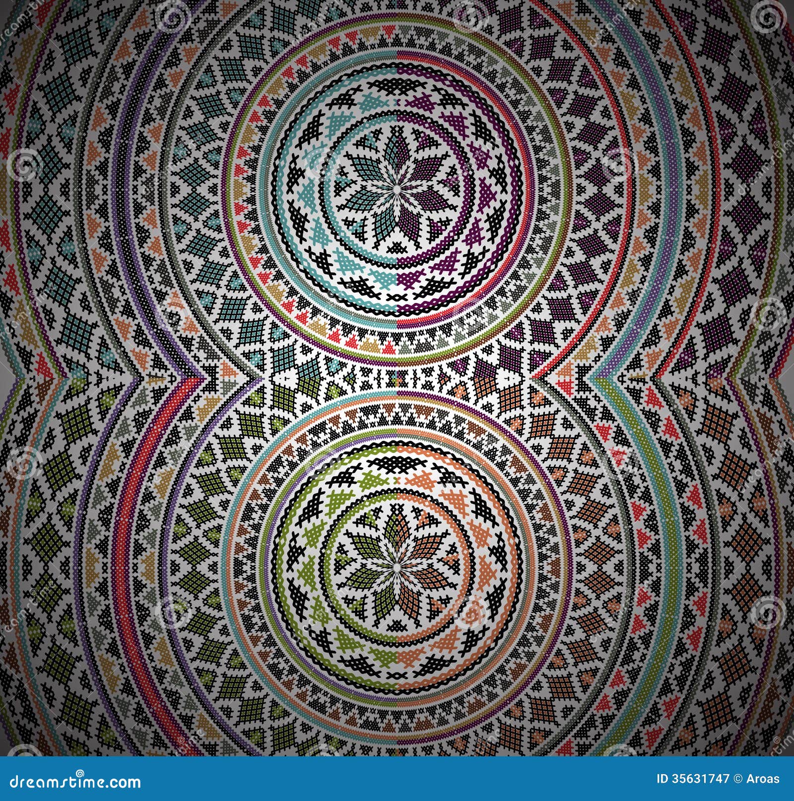 Ancient Pattern. Vector Illustration Stock Vector - Illustration of ...