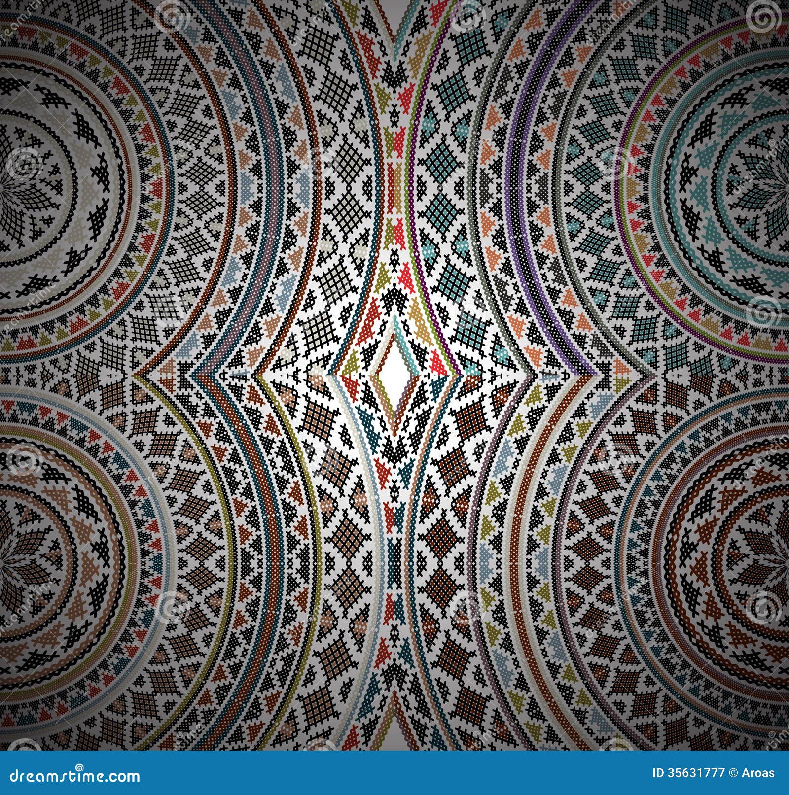 Ancient Pattern. Vector Illustration Stock Vector - Illustration of ...