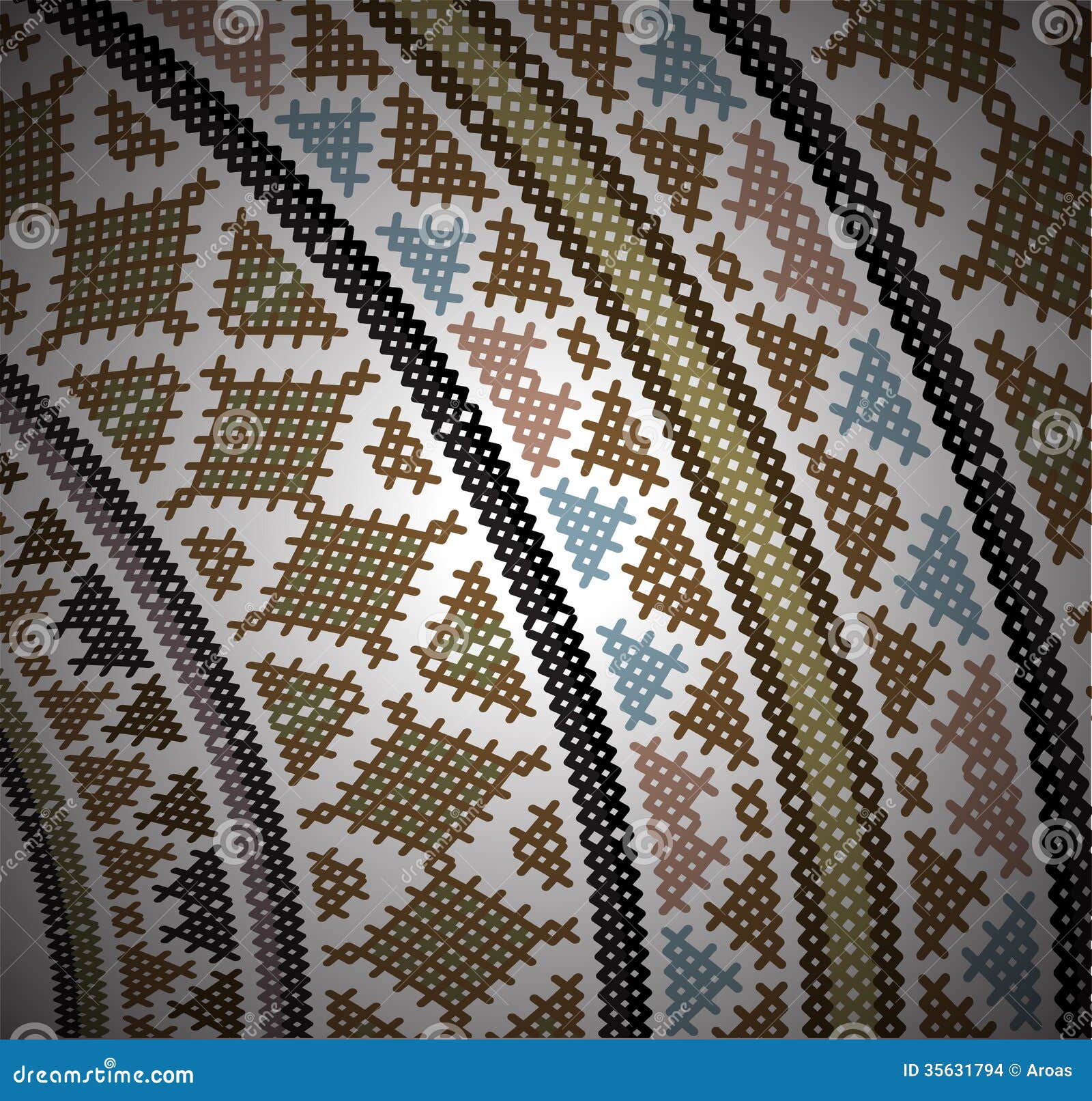 Ancient Pattern. Vector Illustration Stock Vector - Illustration of ...