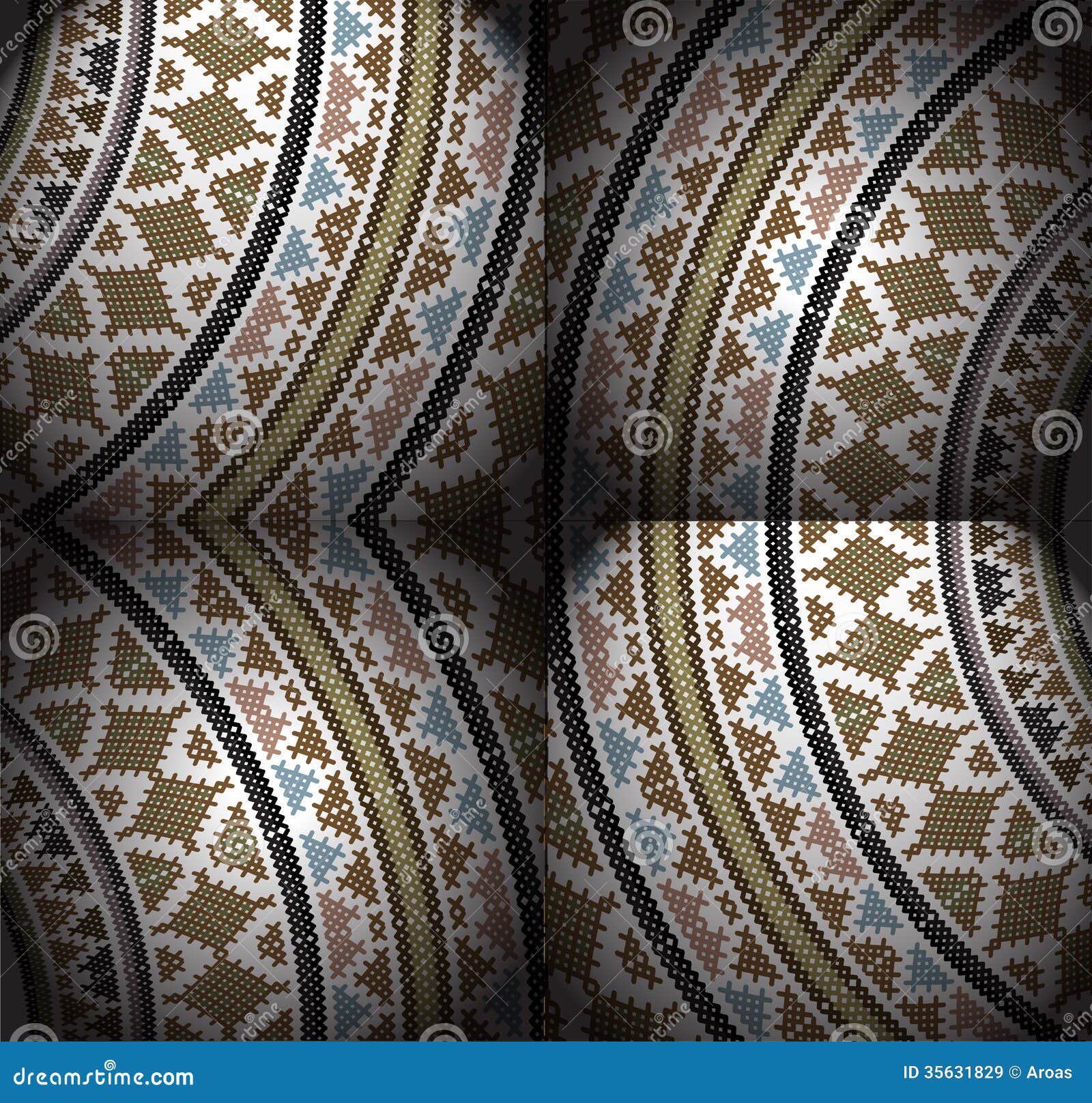 Ancient Pattern. Vector Illustration Stock Vector - Illustration of ...