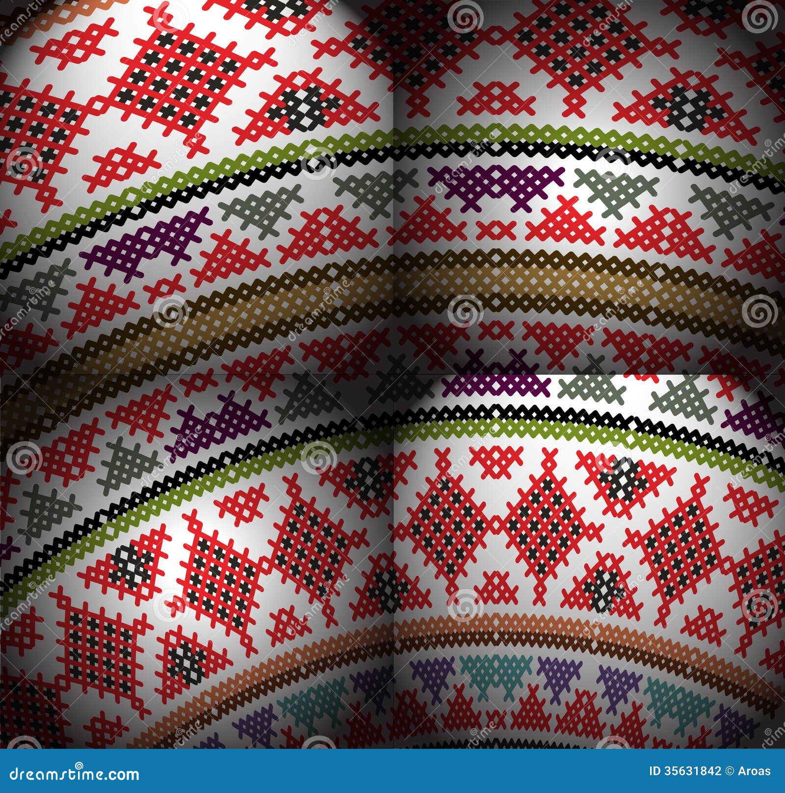 Ancient Pattern. Vector Illustration Stock Vector - Illustration of ...