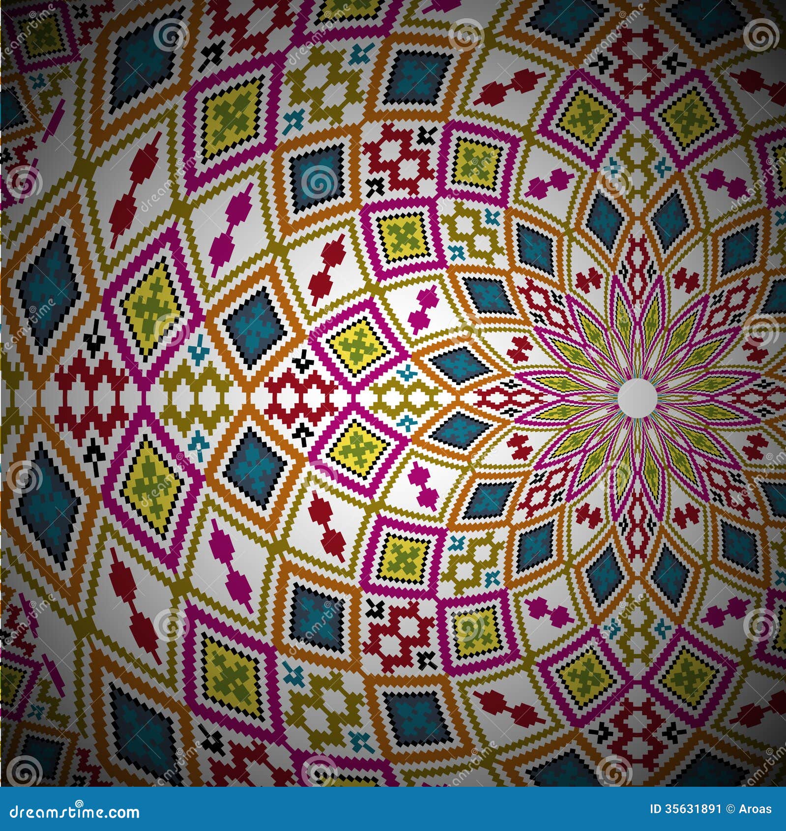 Ancient Pattern. Vector Illustration Stock Vector - Illustration of ...