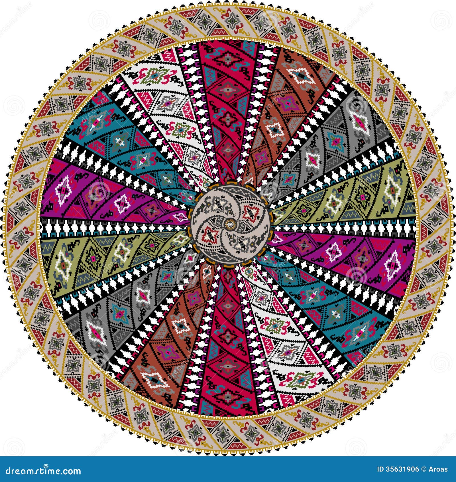 Ancient Pattern. Vector Illustration Stock Vector - Illustration of ...