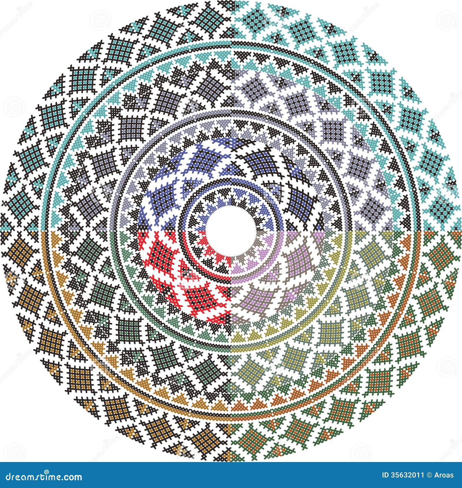 Ancient Pattern. Vector Illustration Stock Vector - Illustration of ...