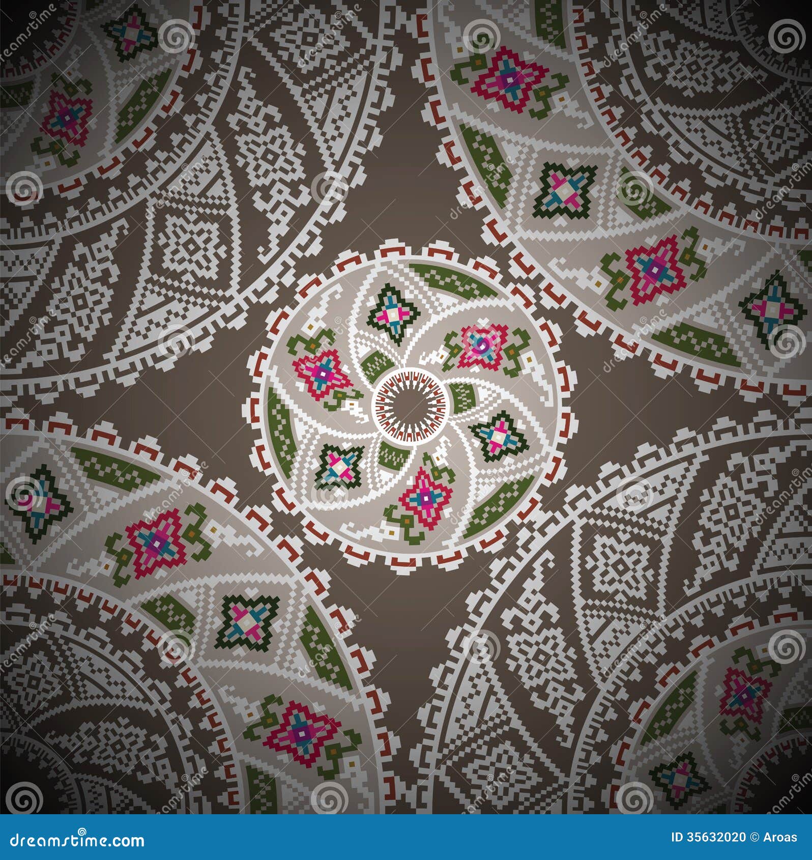 Ancient Pattern. Vector Illustration Stock Vector - Illustration of ...