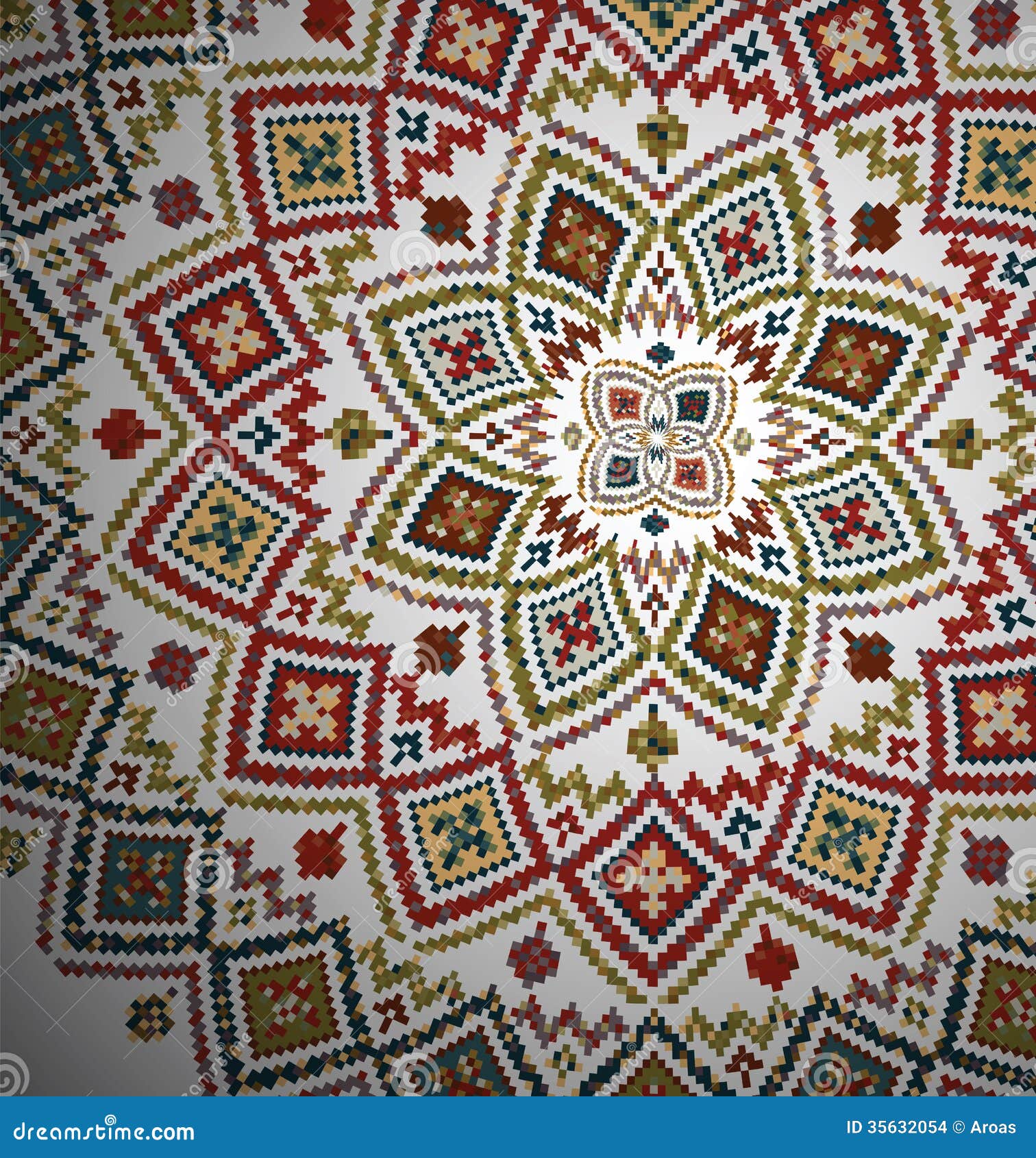 Ancient Pattern. Vector Illustration Stock Vector - Illustration of ...