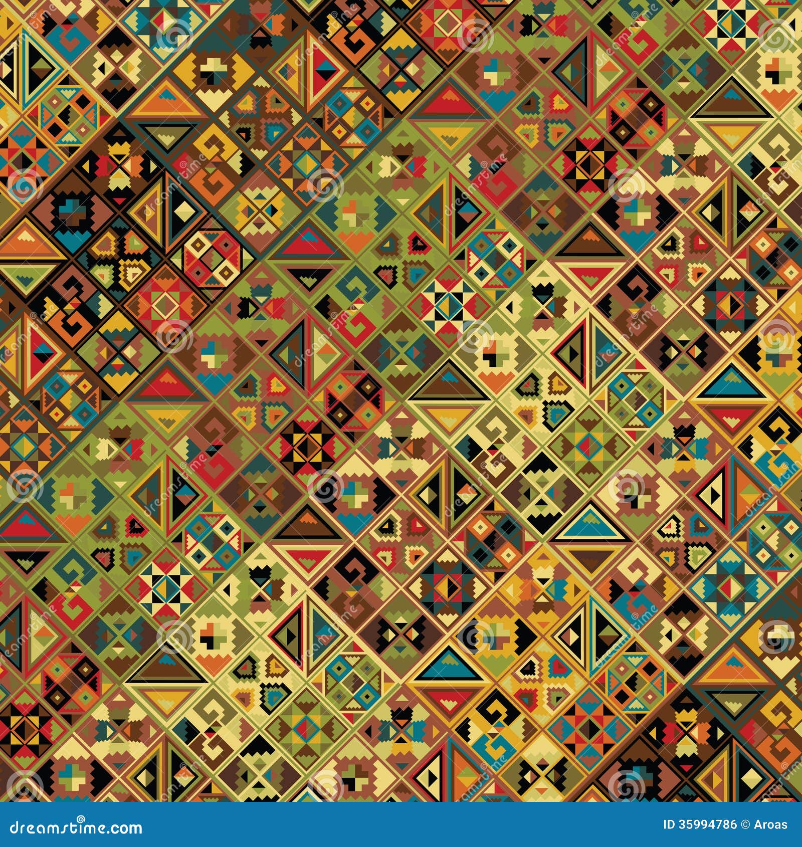 Ancient Pattern. Vector Illustration Stock Vector - Illustration of ...
