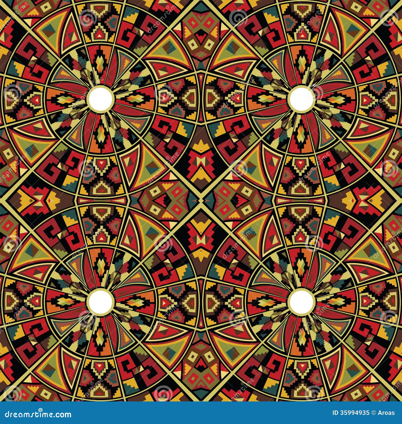 Ancient Pattern. Vector Illustration Stock Vector - Illustration of ...