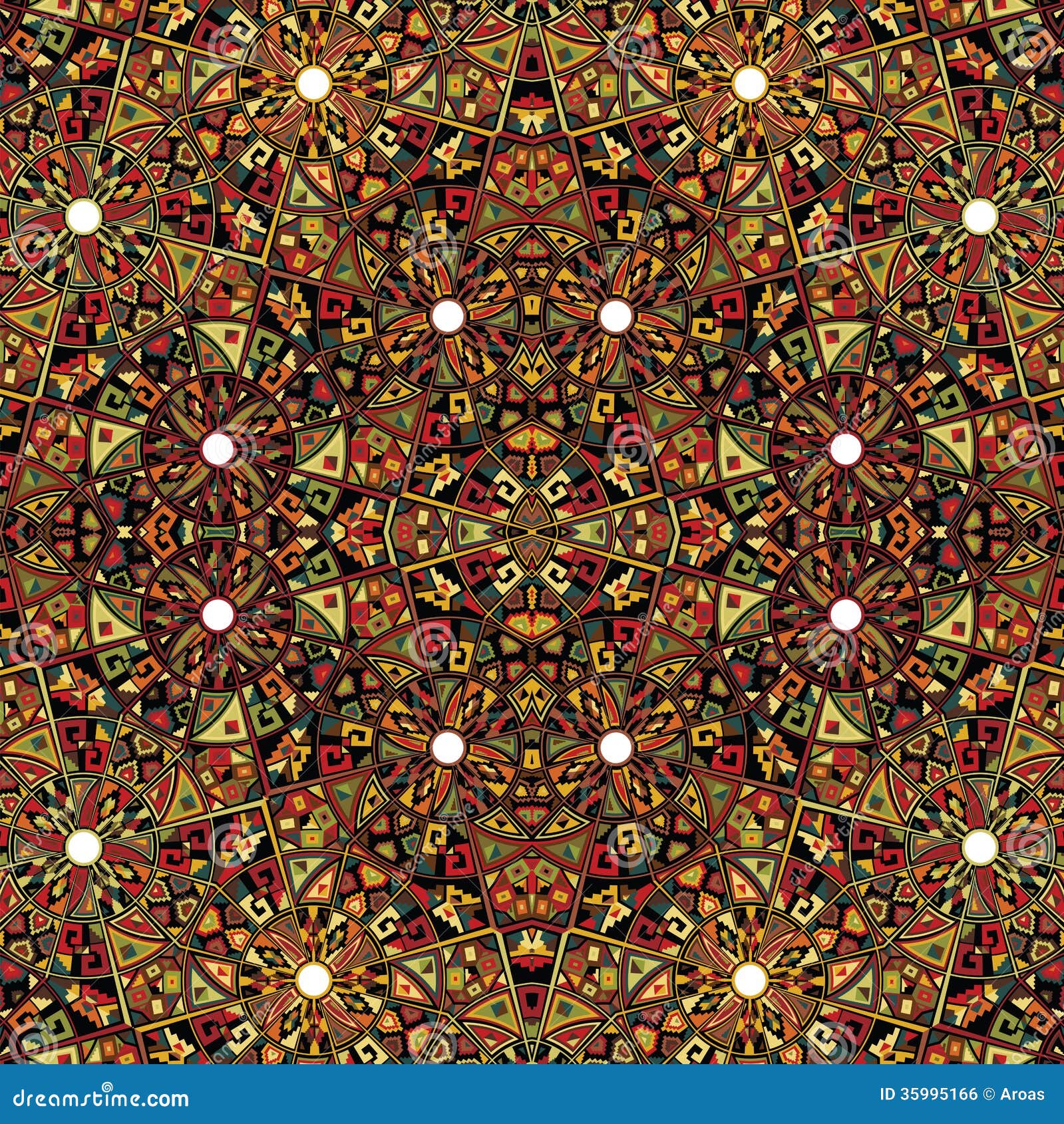 Ancient Pattern. Vector Illustration Stock Vector - Illustration of ...