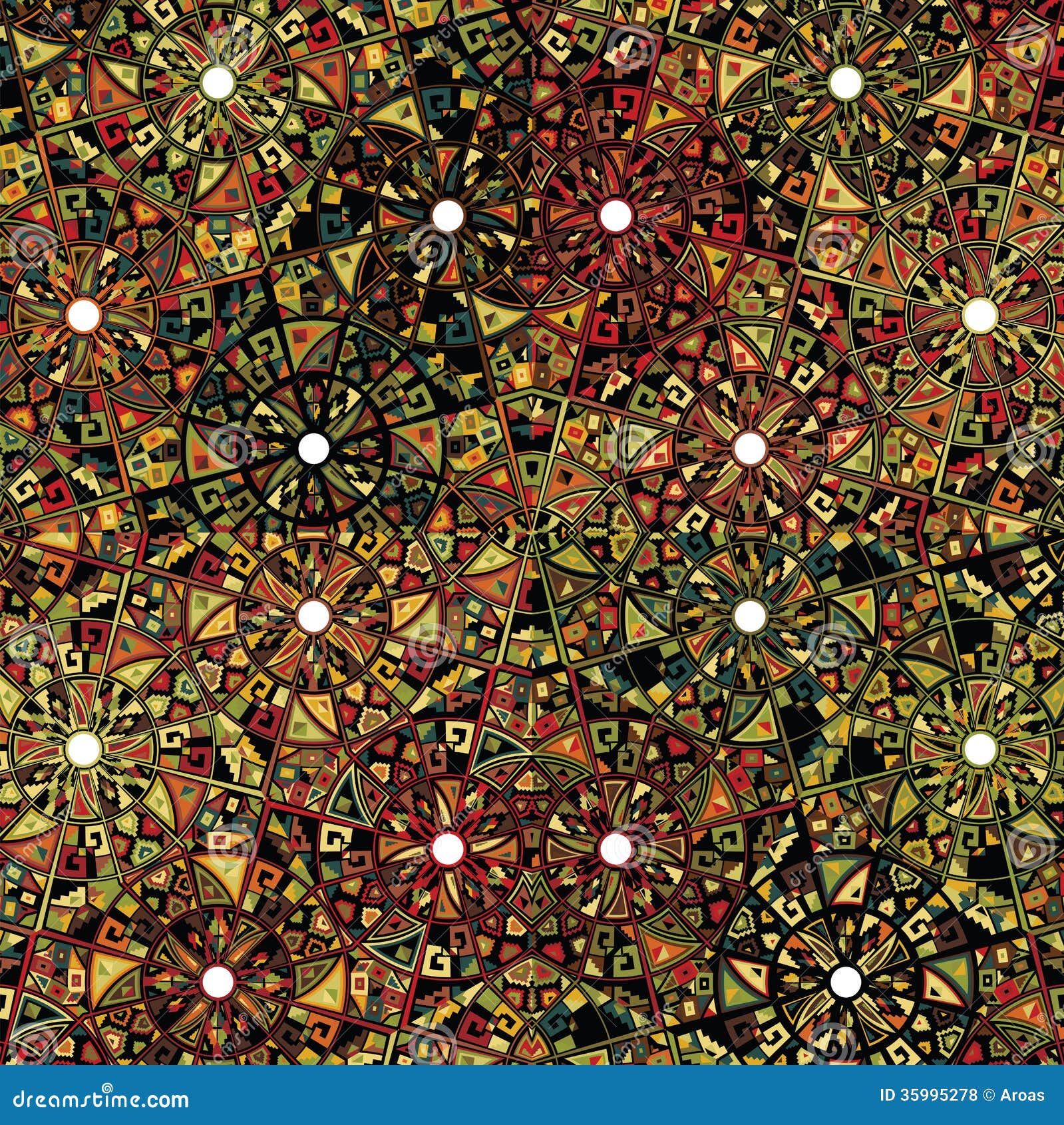 Ancient Pattern. Vector Illustration Stock Vector - Illustration of ...