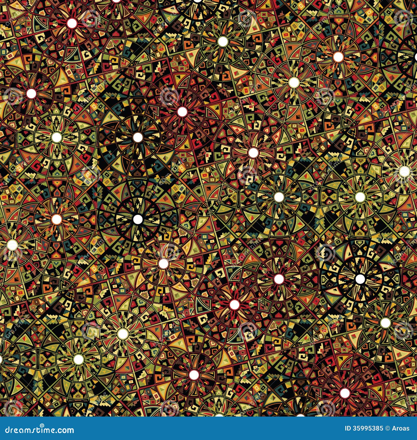 Ancient Pattern. Vector Illustration Stock Vector - Illustration of ...