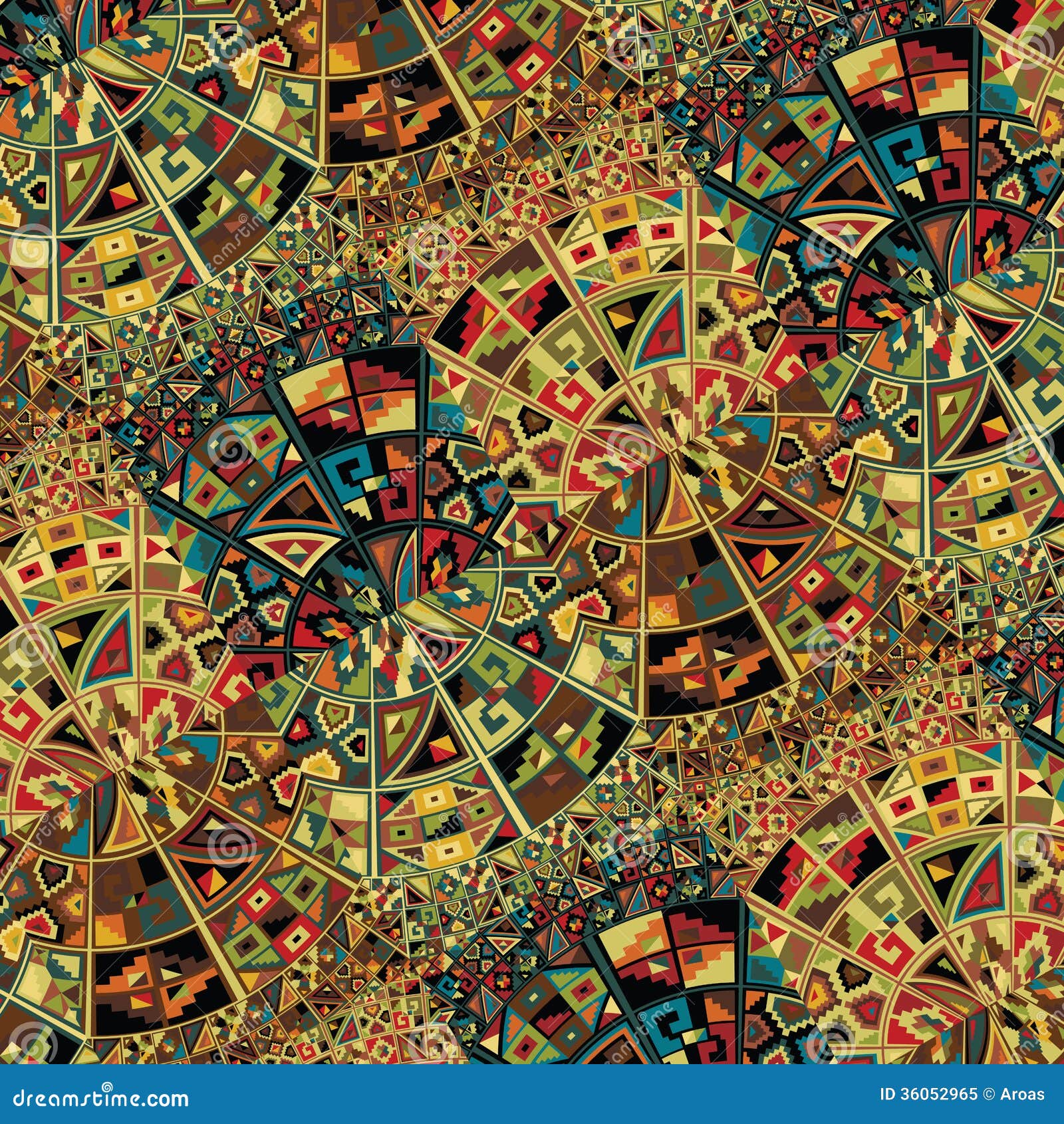 Ancient Pattern. Vector Illustration Stock Vector - Illustration of ...