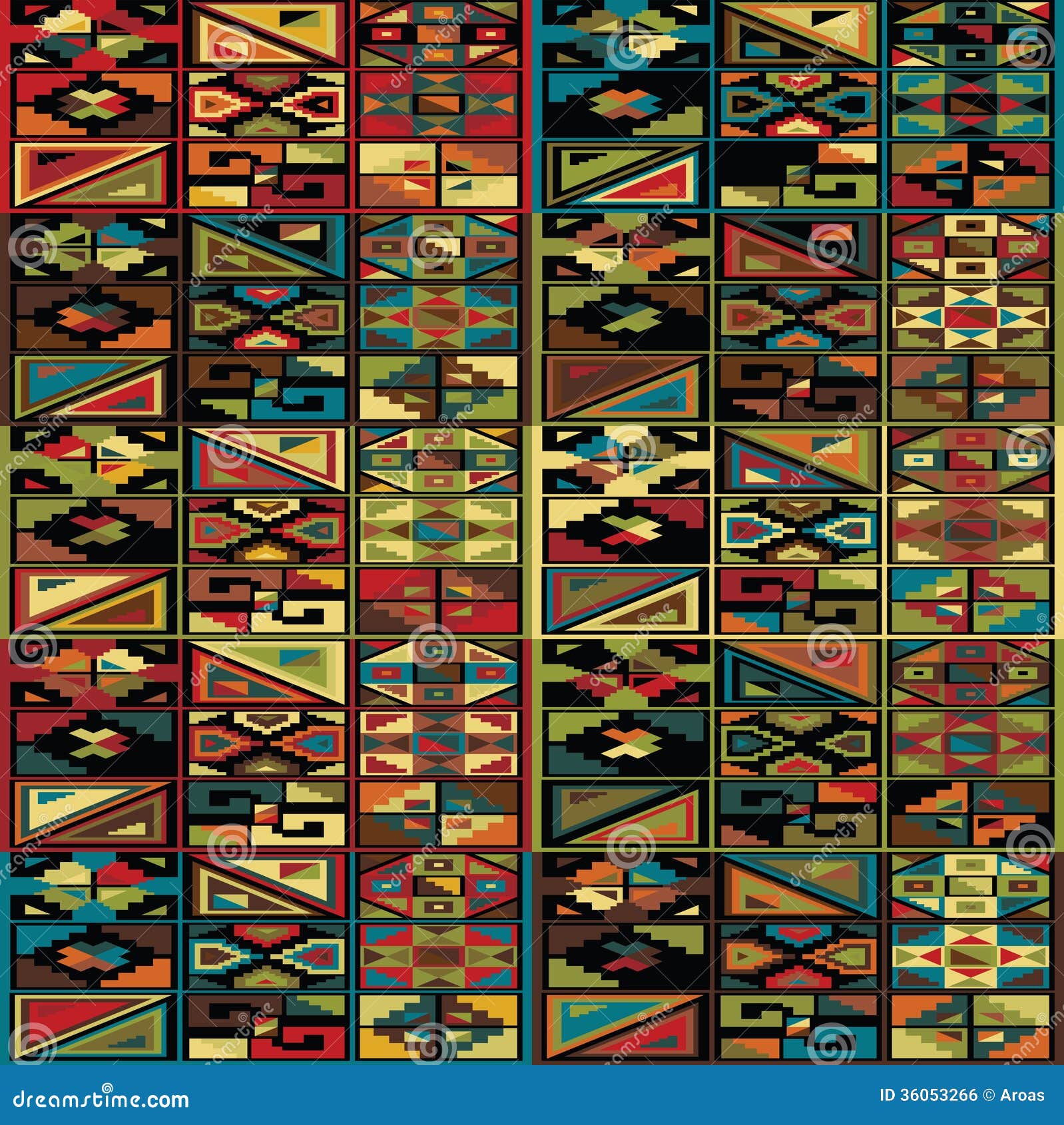 Ancient Pattern. Vector Illustration Stock Vector - Illustration of ...