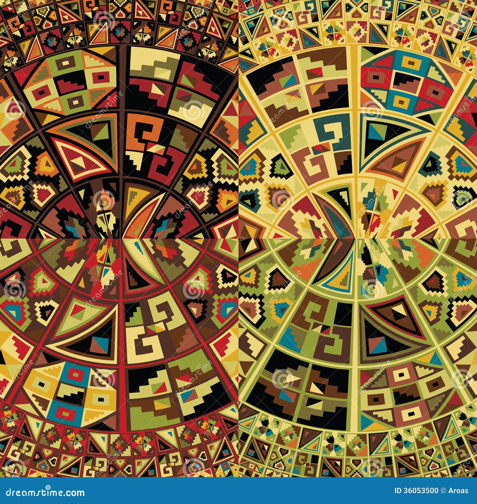 Ancient Pattern. Vector Illustration Stock Vector - Illustration of ...