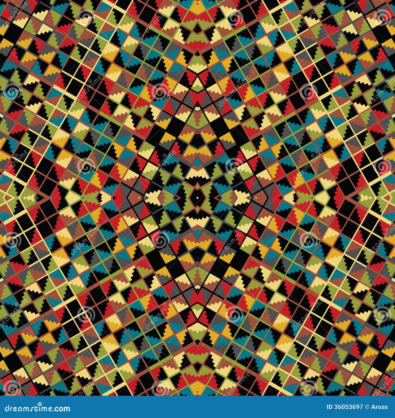 Ancient Pattern. Vector Illustration Stock Vector - Illustration of ...