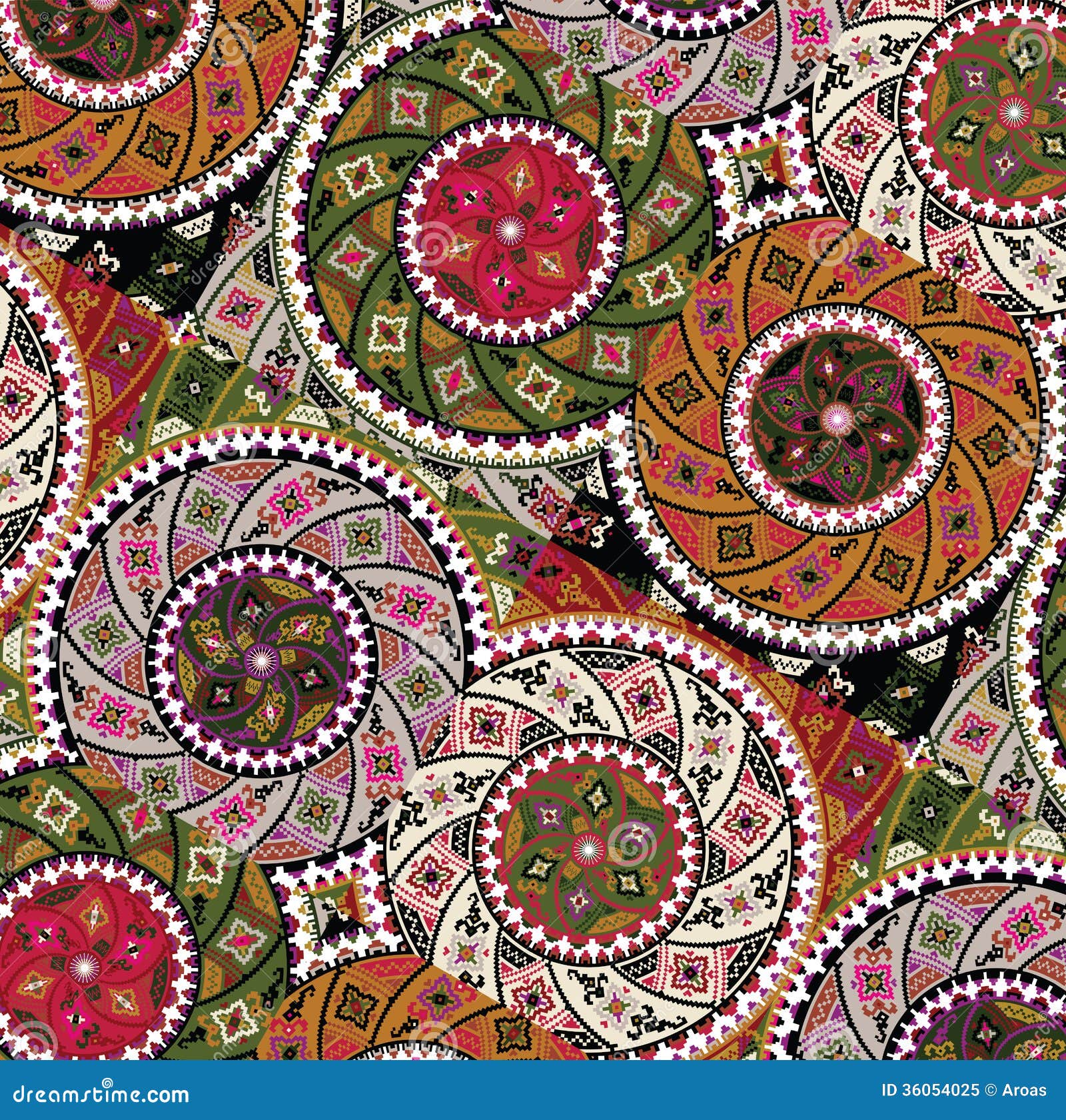 Ancient Pattern. Vector Illustration Stock Vector - Illustration of ...