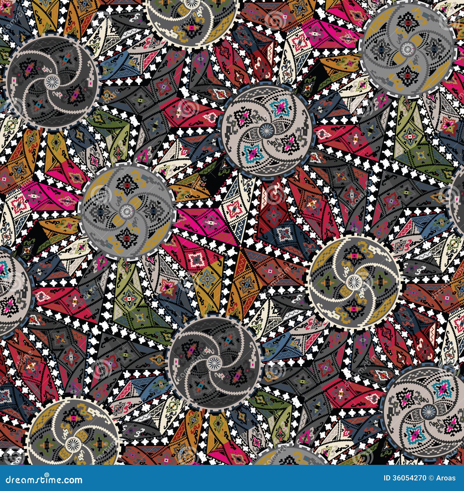 Ancient Pattern. Vector Illustration Stock Vector - Illustration of ...