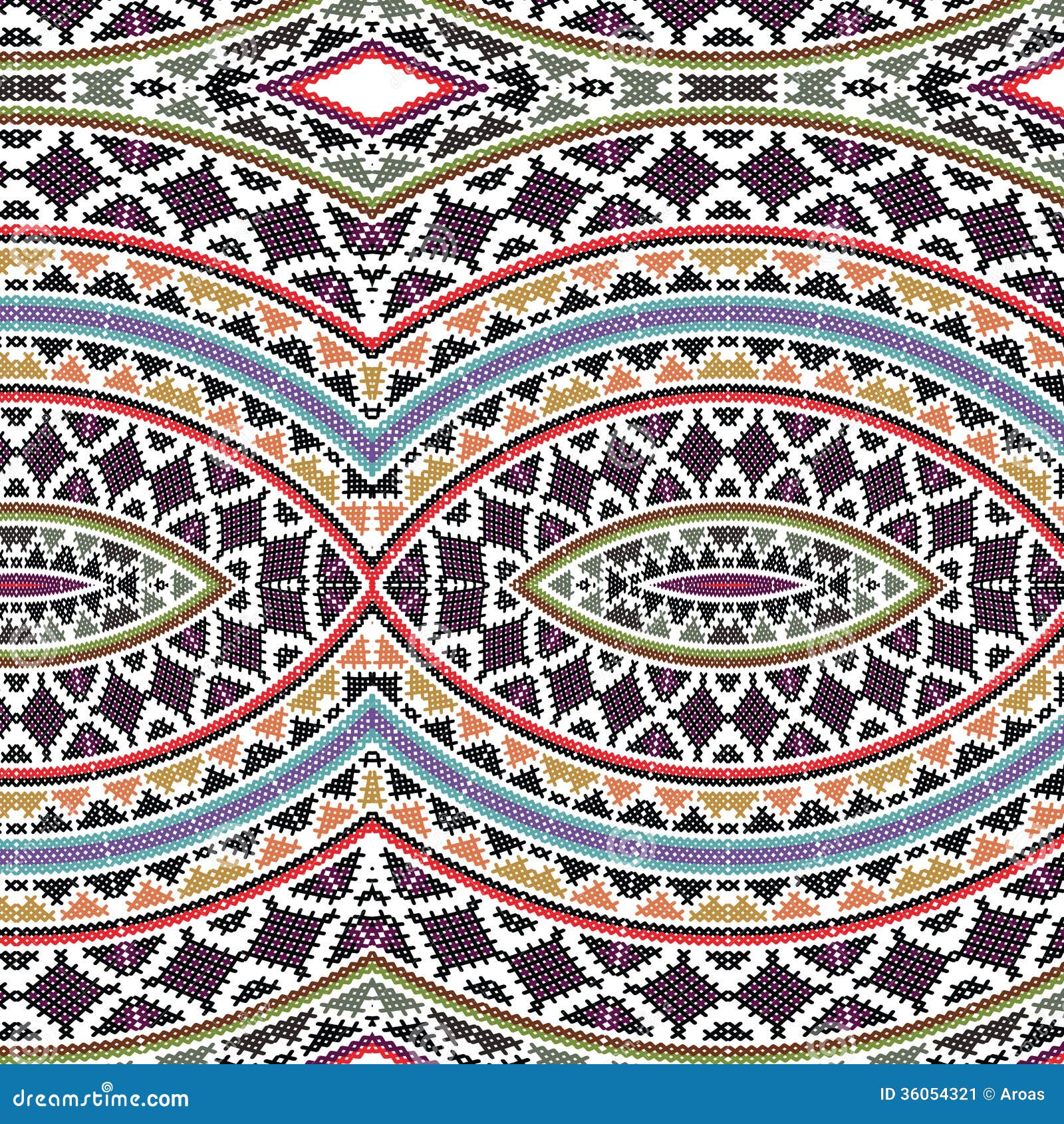 Ancient Pattern. Vector Illustration Stock Vector - Illustration of ...