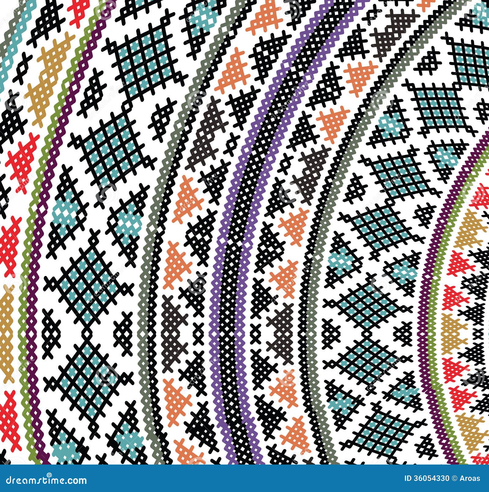 Ancient Pattern. Vector Illustration Stock Vector - Illustration of ...