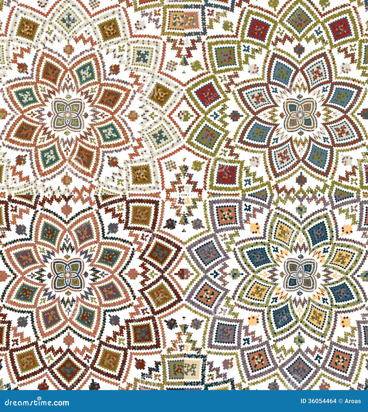 Ancient Pattern. Vector Illustration Stock Vector - Illustration of ...