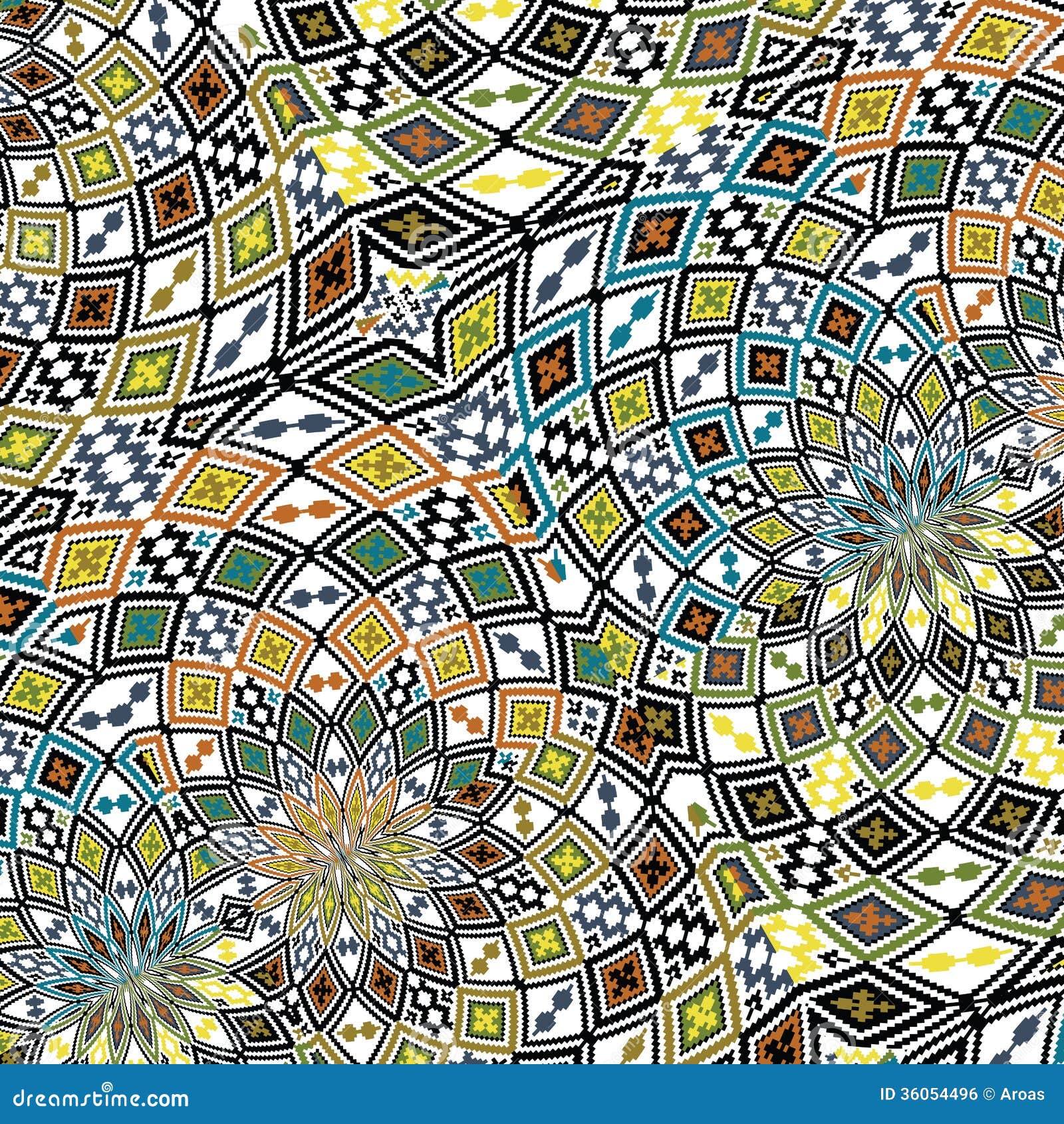 Ancient Pattern. Vector Illustration Stock Vector - Illustration of ...