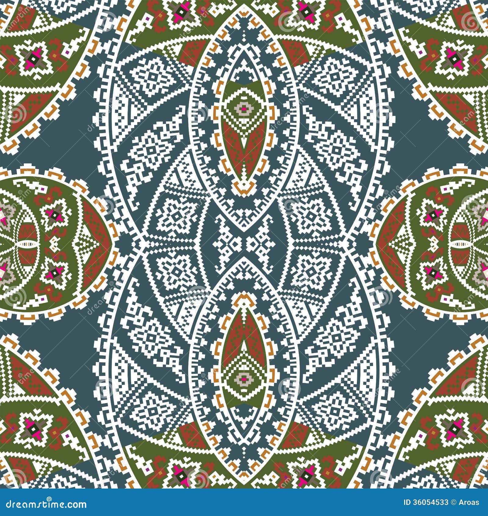 Ancient Pattern. Vector Illustration Stock Vector - Illustration of ...
