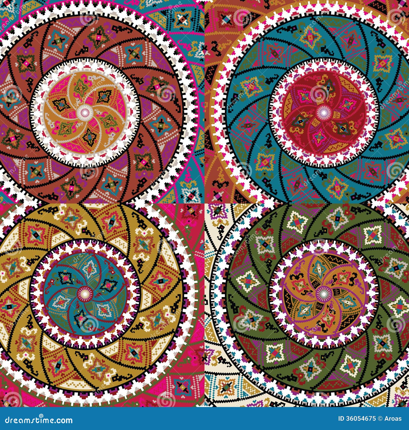 Ancient Pattern. Vector Illustration Stock Vector - Illustration of ...