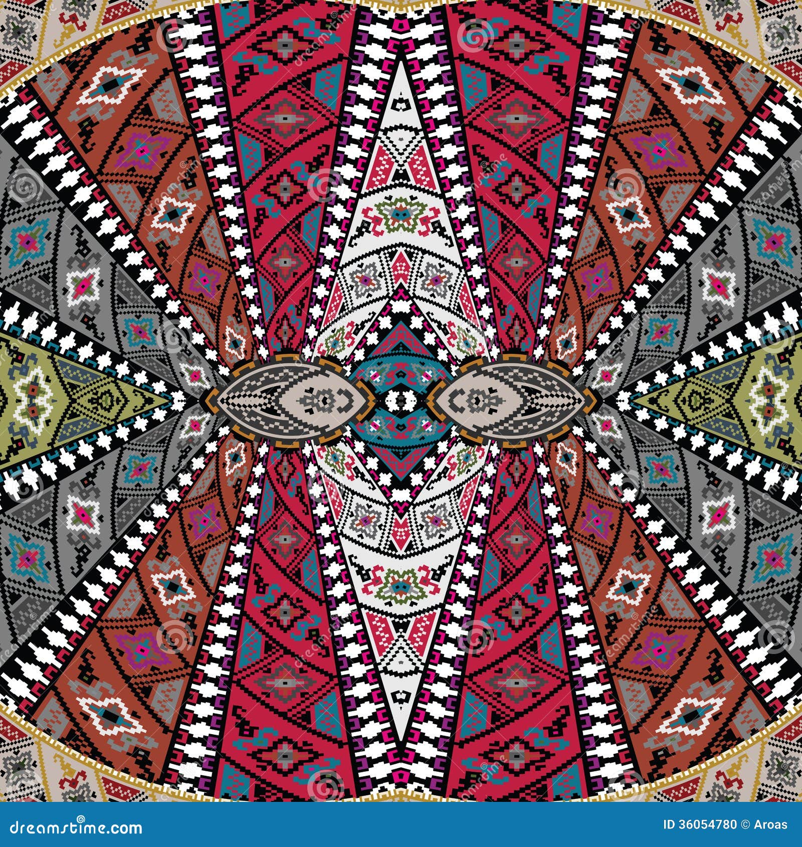 Ancient Pattern. Vector Illustration Stock Vector - Illustration of ...