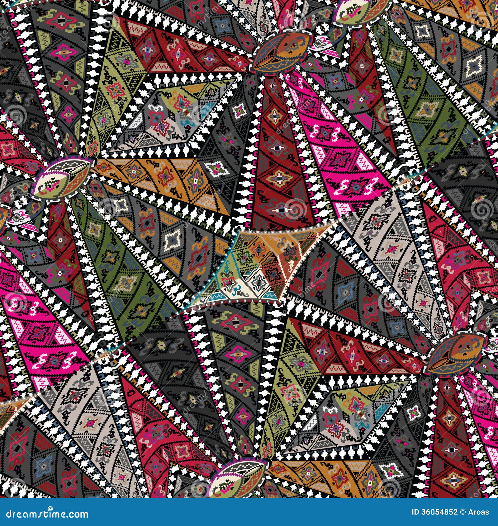 Ancient Pattern. Vector Illustration Stock Vector - Illustration of ...