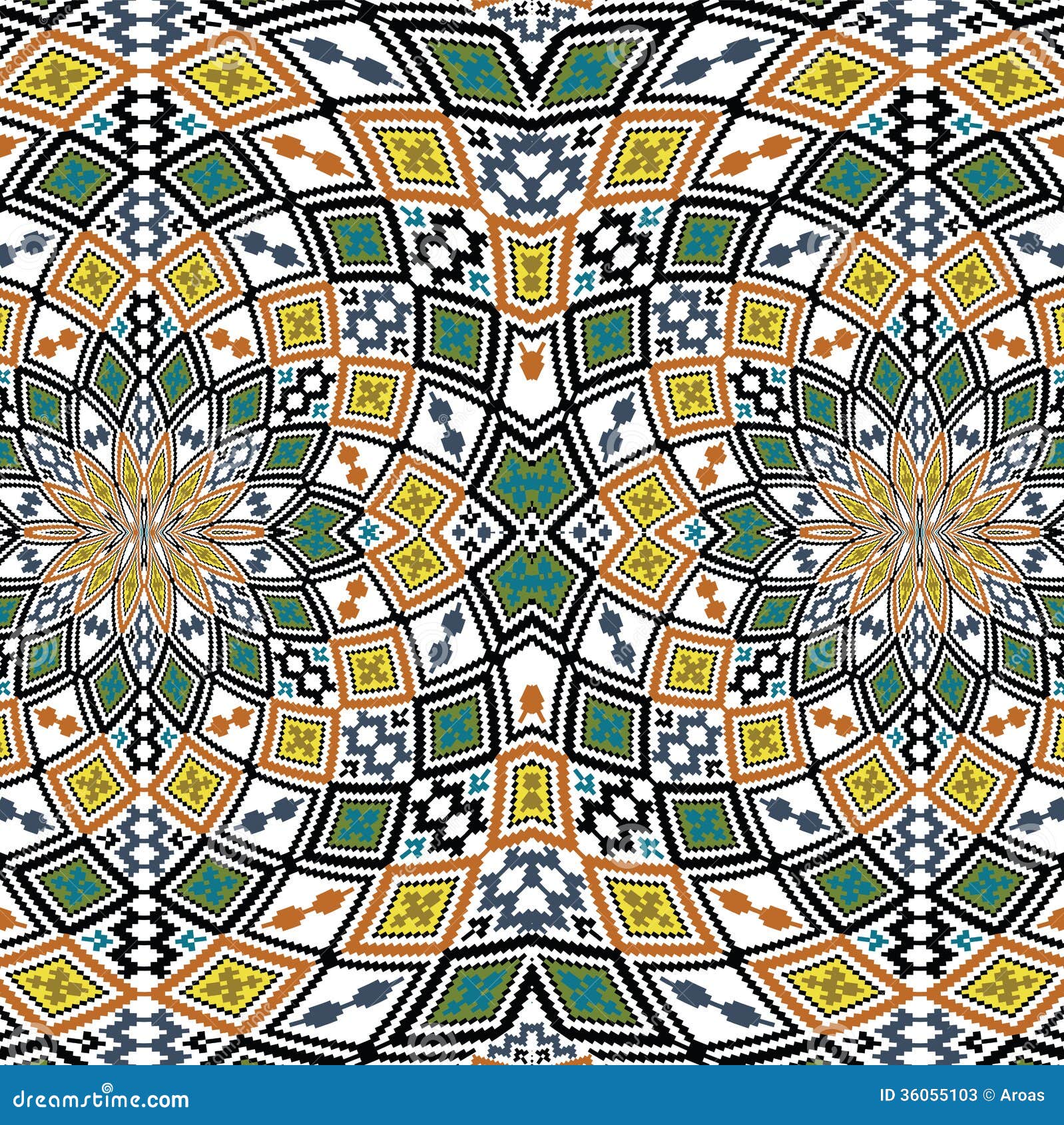 Ancient Pattern. Vector Illustration Stock Vector - Illustration of ...
