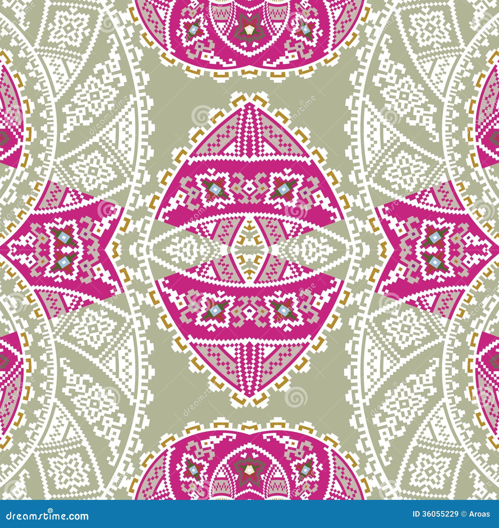 Ancient Pattern. Vector Illustration Stock Vector - Illustration of ...