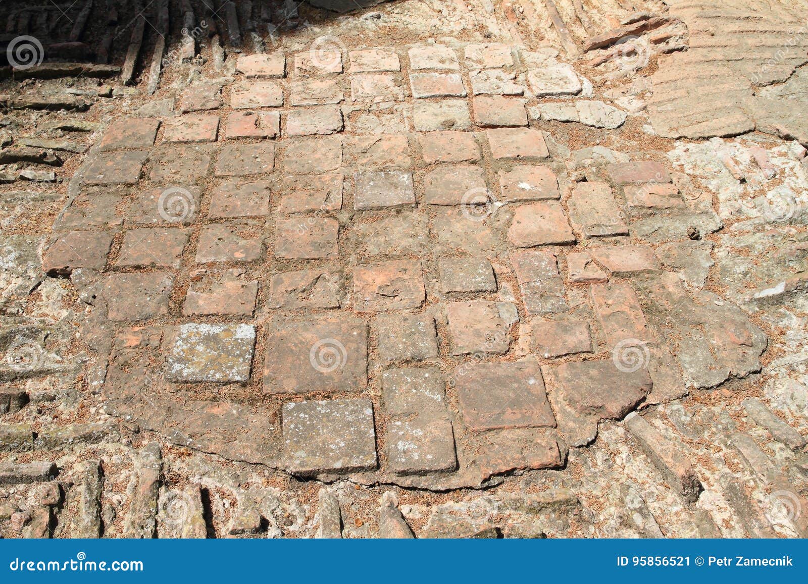 Ancient pavement stock image. Image of pedestrian, background - 95856521