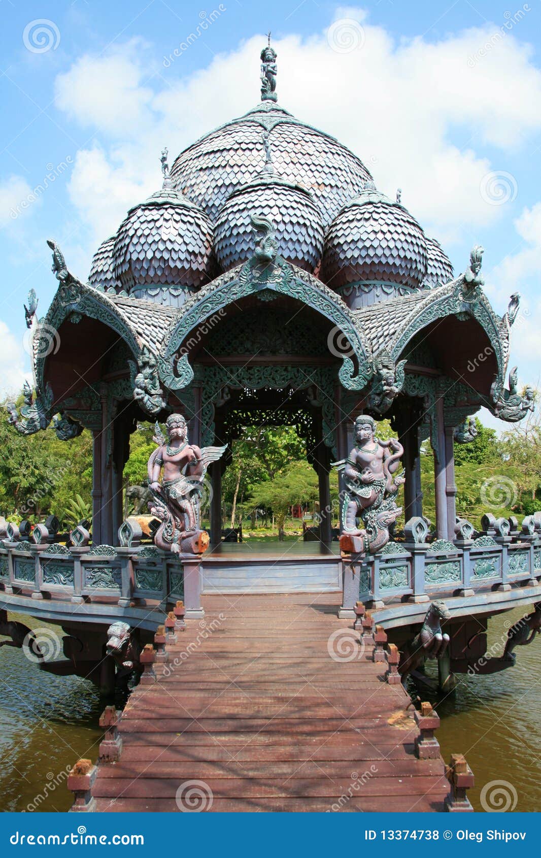 Ancient pavilion stock photo. Image of asia, religion - 13374738