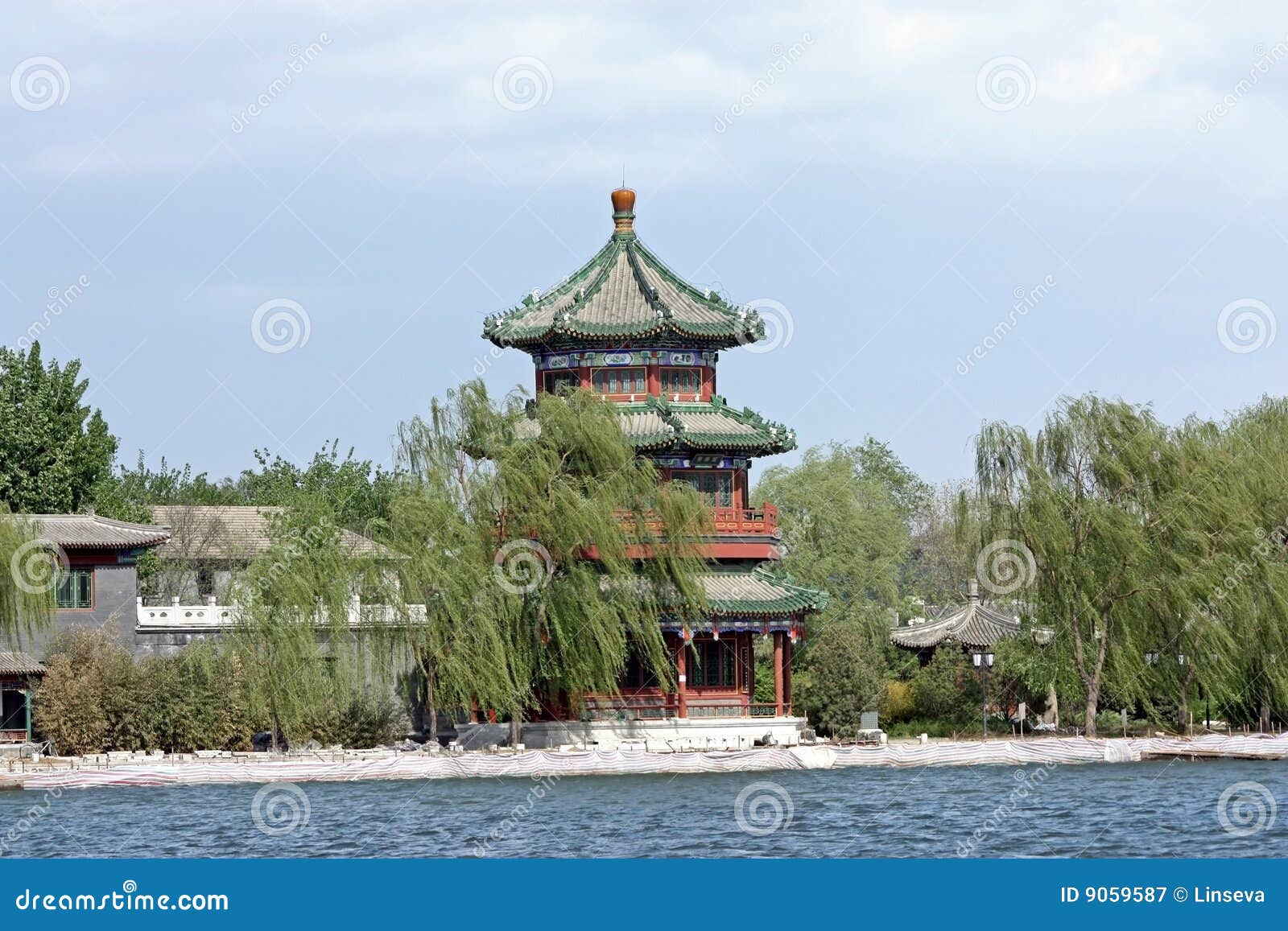 Ancient pavilion stock image. Image of building, ancient - 9059587