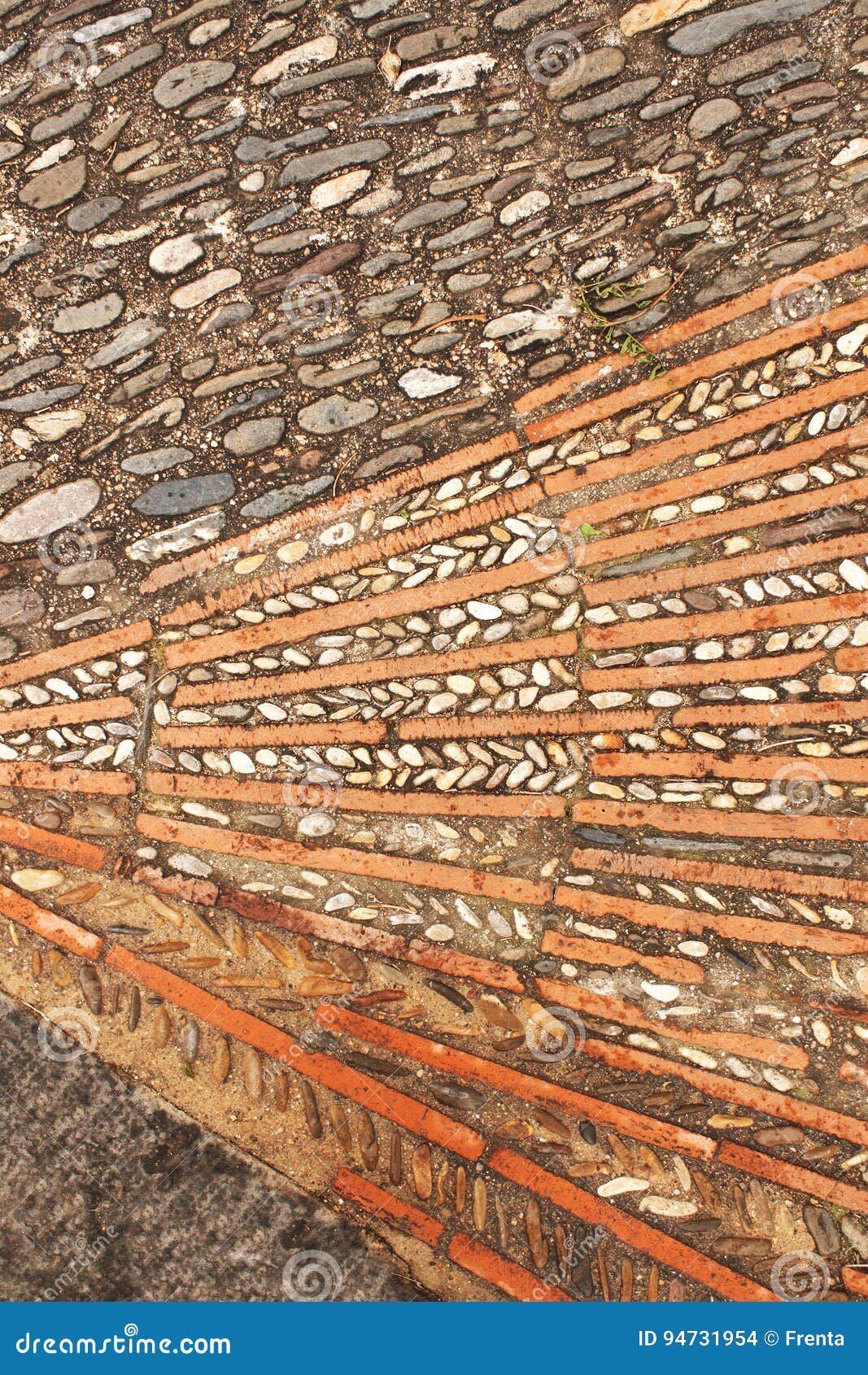 Ancient Paving Stone with Decorative Elements Stock Photo - Image of ...