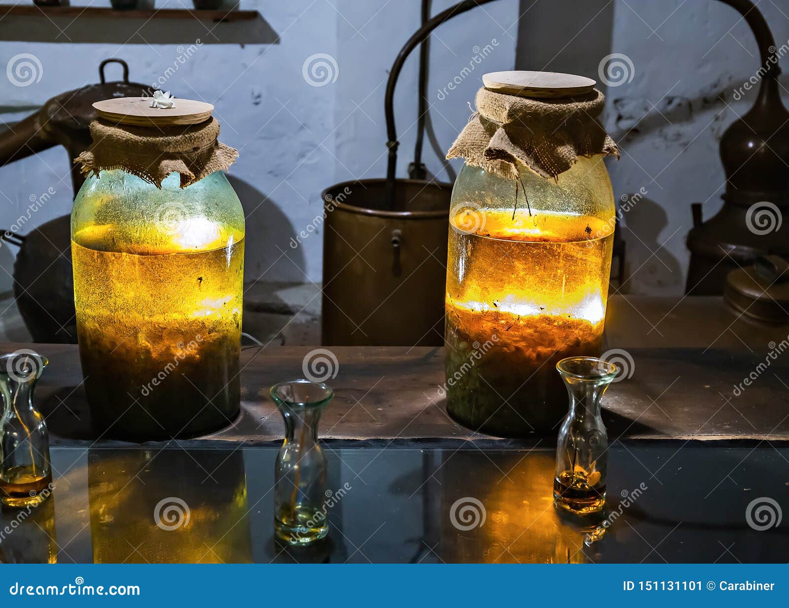 Ancient perfume laboratory stock image. Image of rustic - 151131101