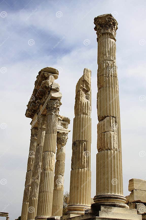 Ancient Pergamon stock photo. Image of architectural - 24577390