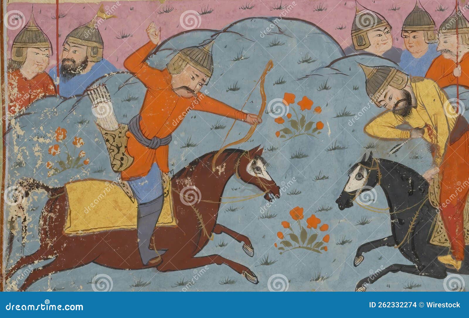 Ancient Persian Cloth Editorial Photo | CartoonDealer.com #59065555