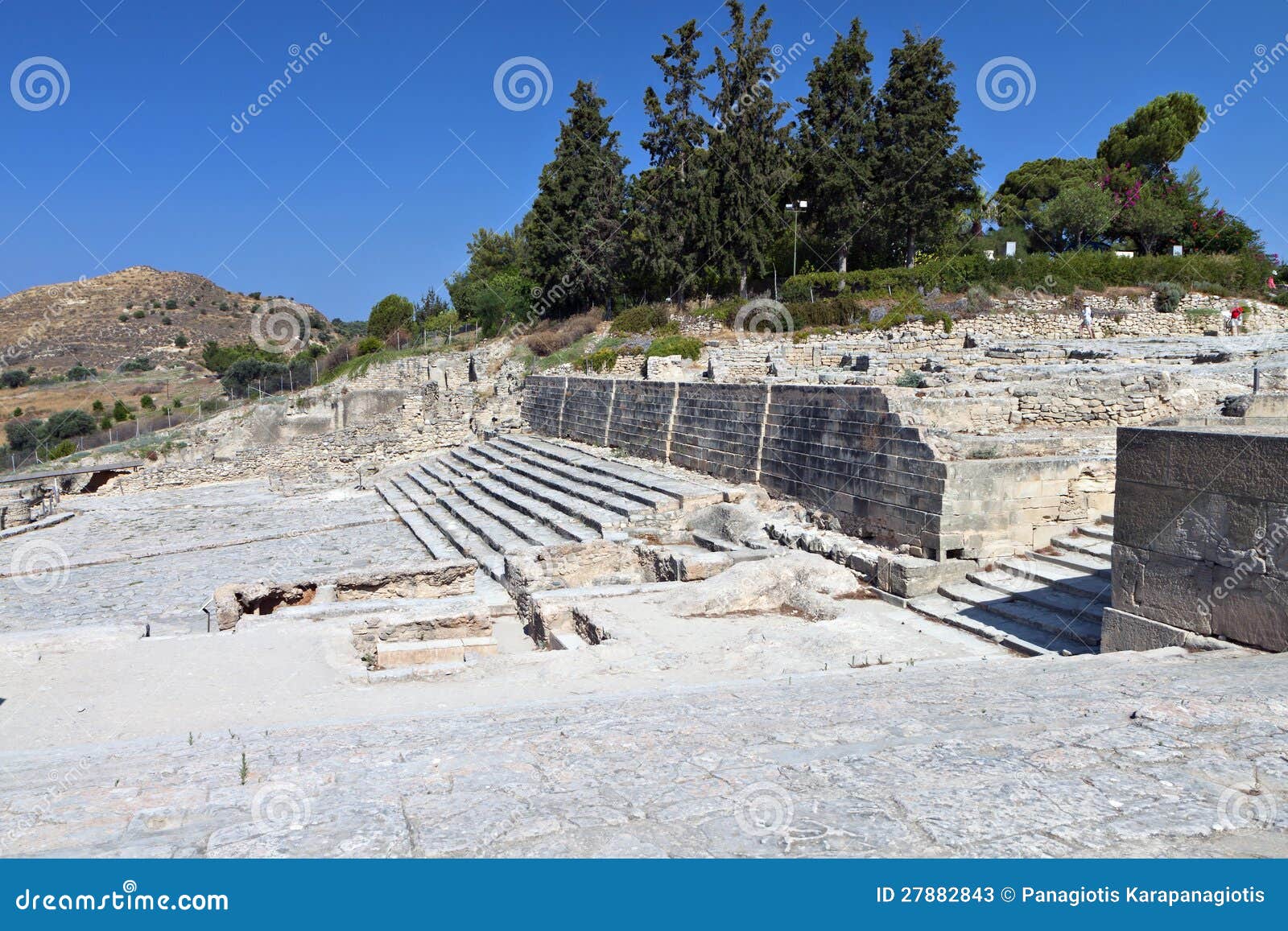Phaestos Minoan Palatial City Ruins In Crete. Greece Royalty-Free Stock ...