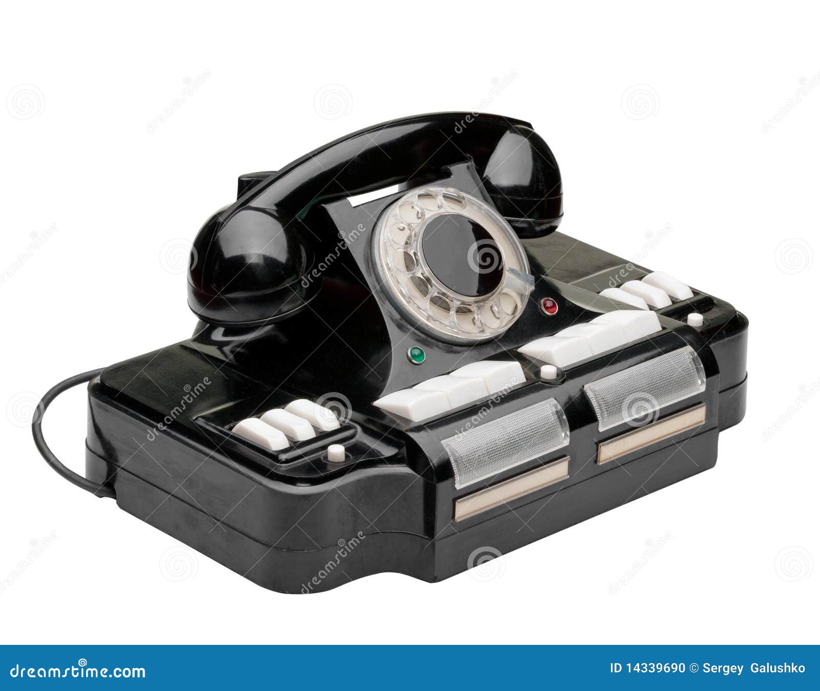 Ancient phone stock photo. Image of isolated, receiver - 14339690