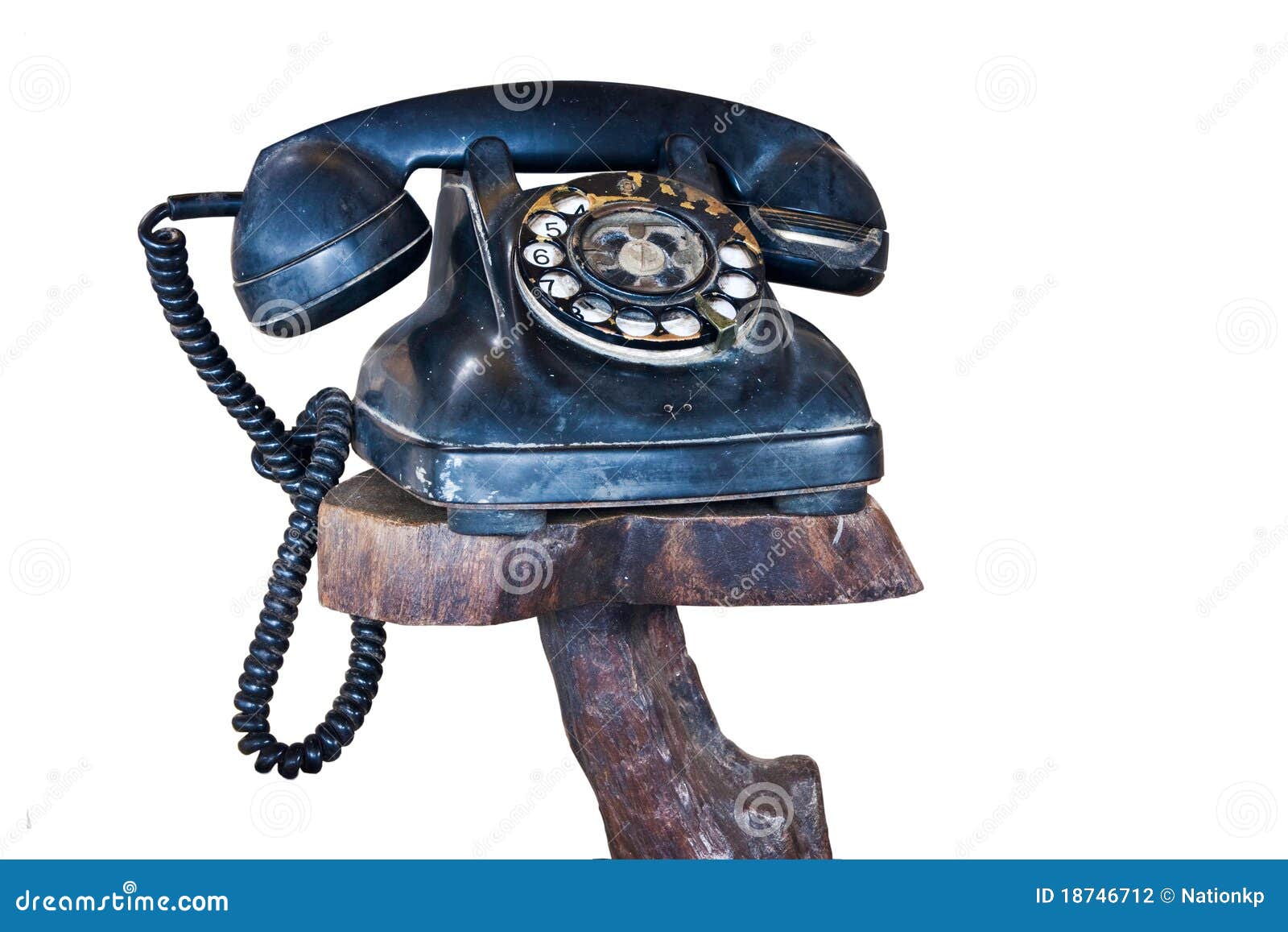 Ancient phone stock photo. Image of concrete, uneven - 18746712