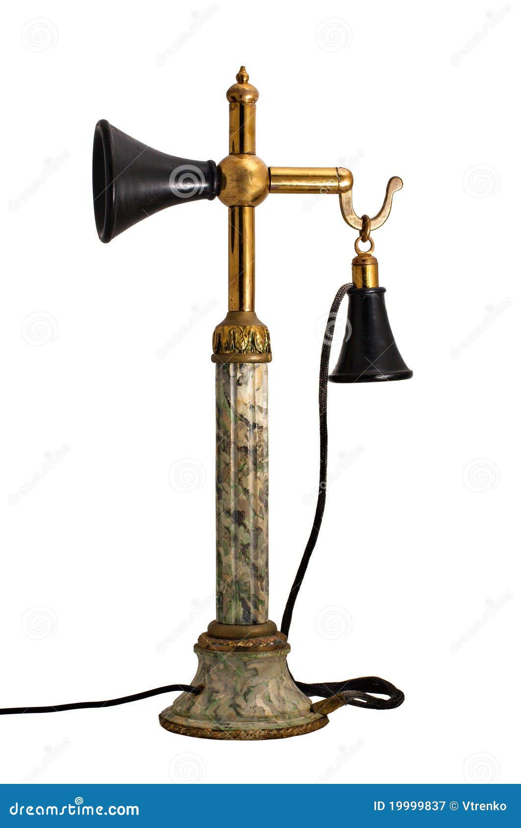 The ancient phone stock image. Image of listen, device - 19999837